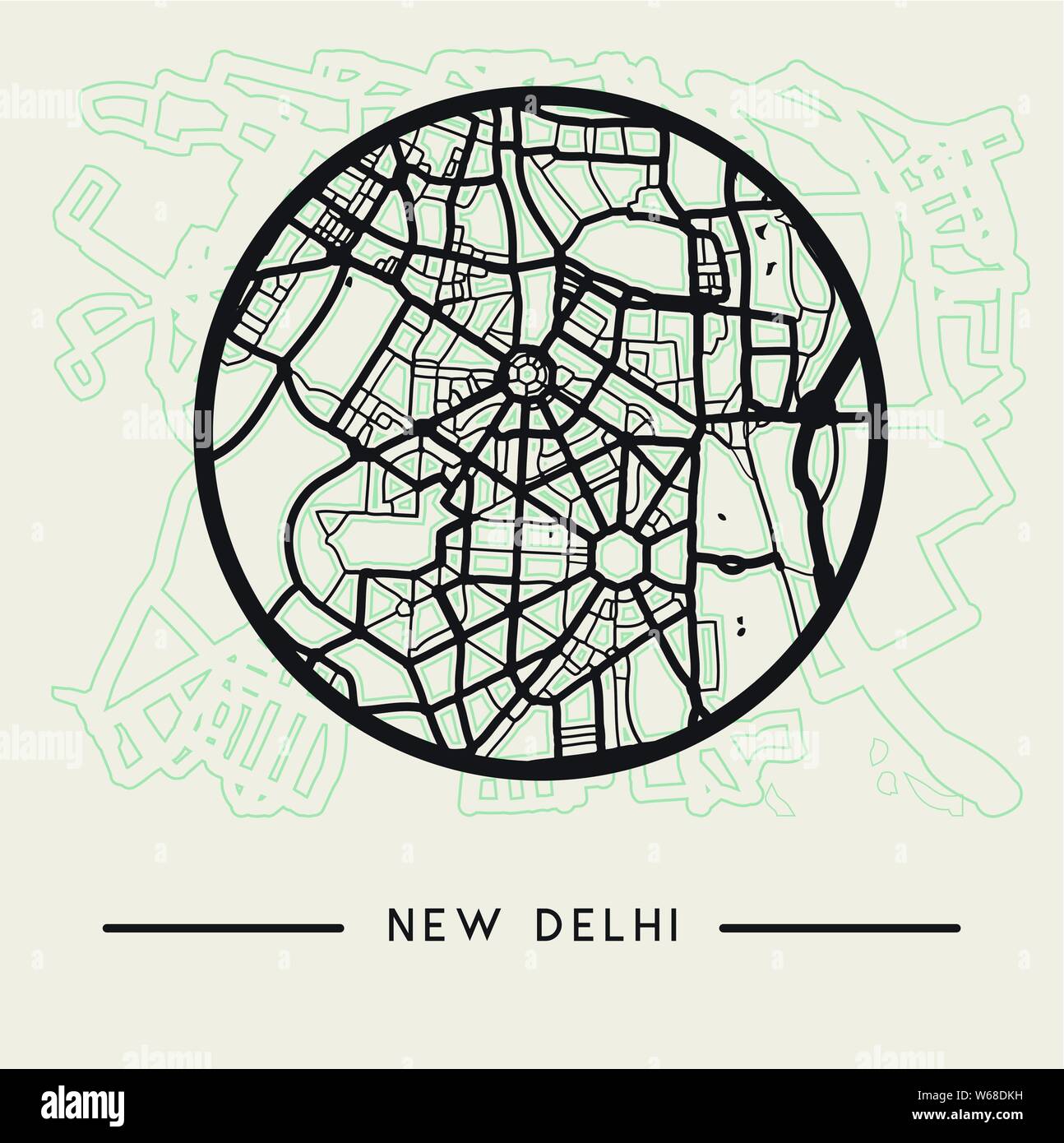 Delhi City Map