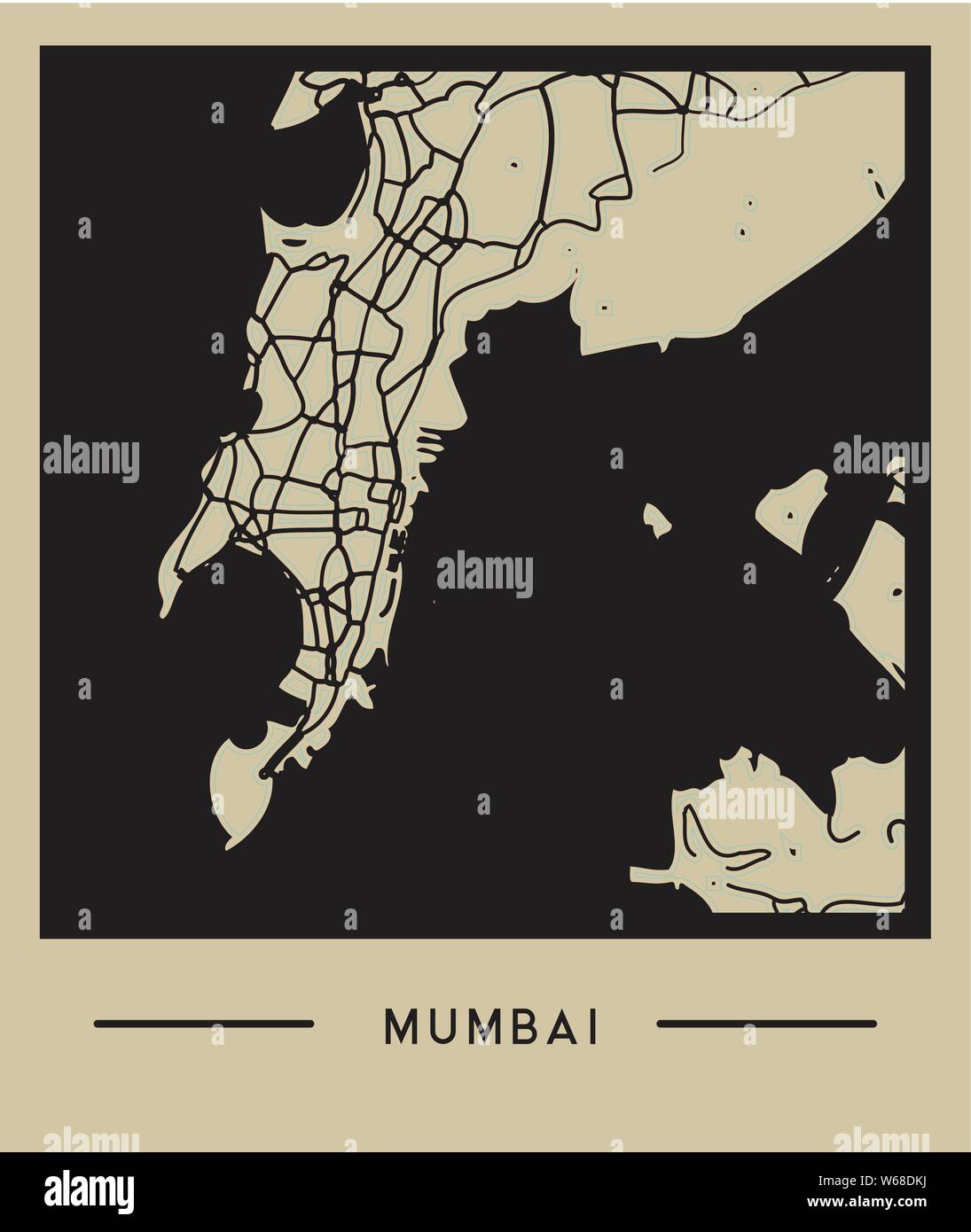 Mumbai street aerial hi-res stock photography and images - Alamy