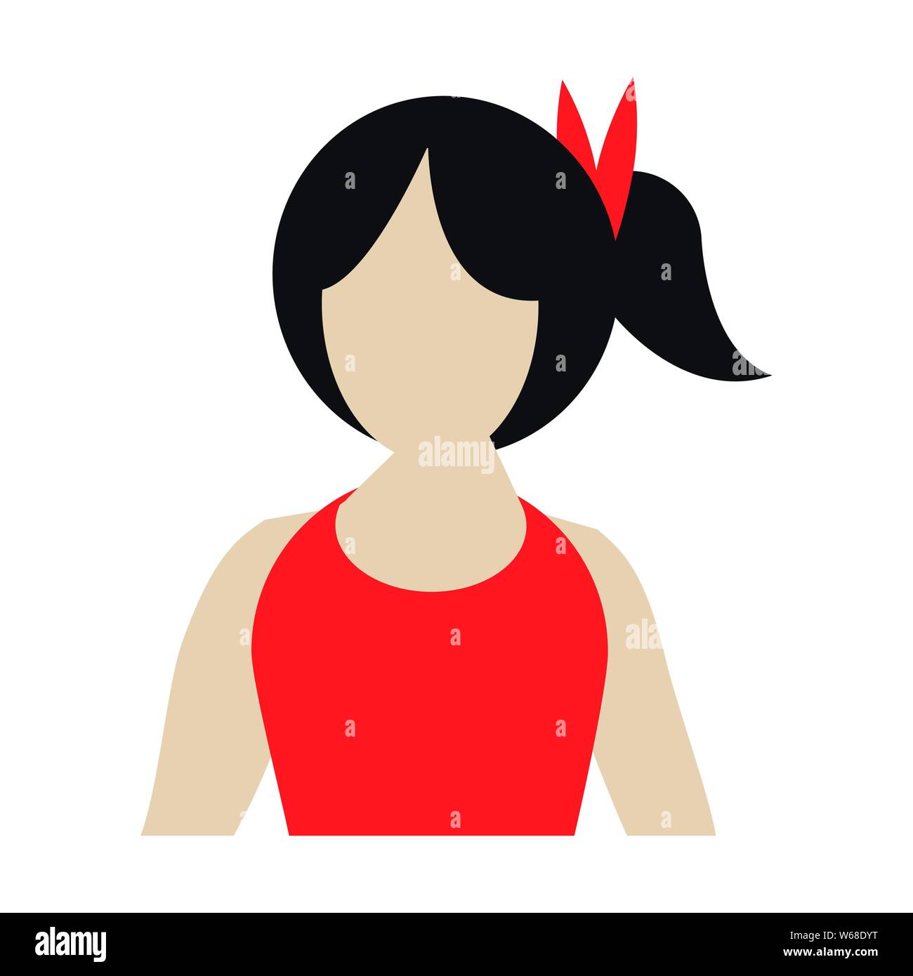 woman young female person cartoon Stock Vector Image & Art - Alamy