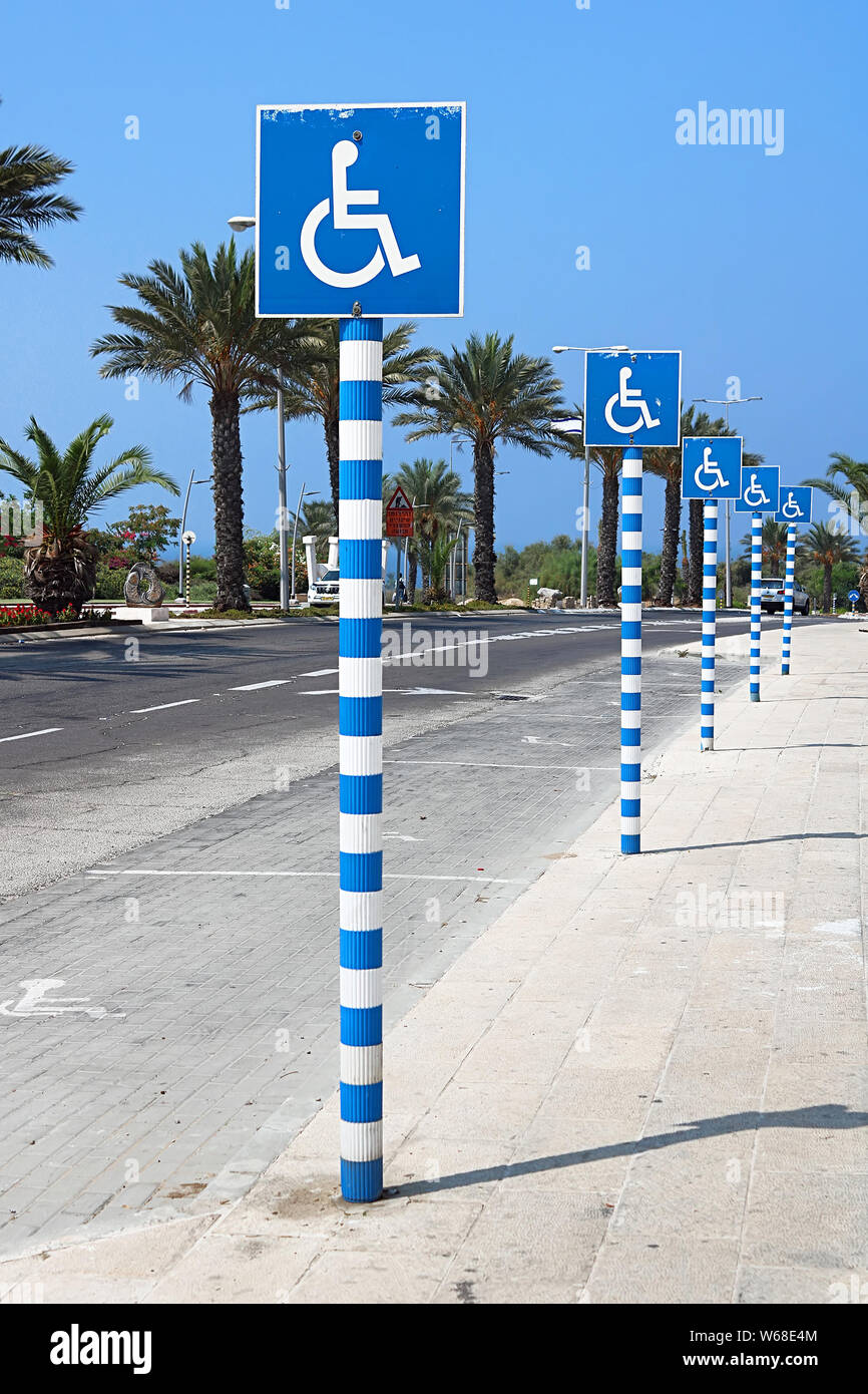 Disable people signs hi-res stock photography and images - Alamy