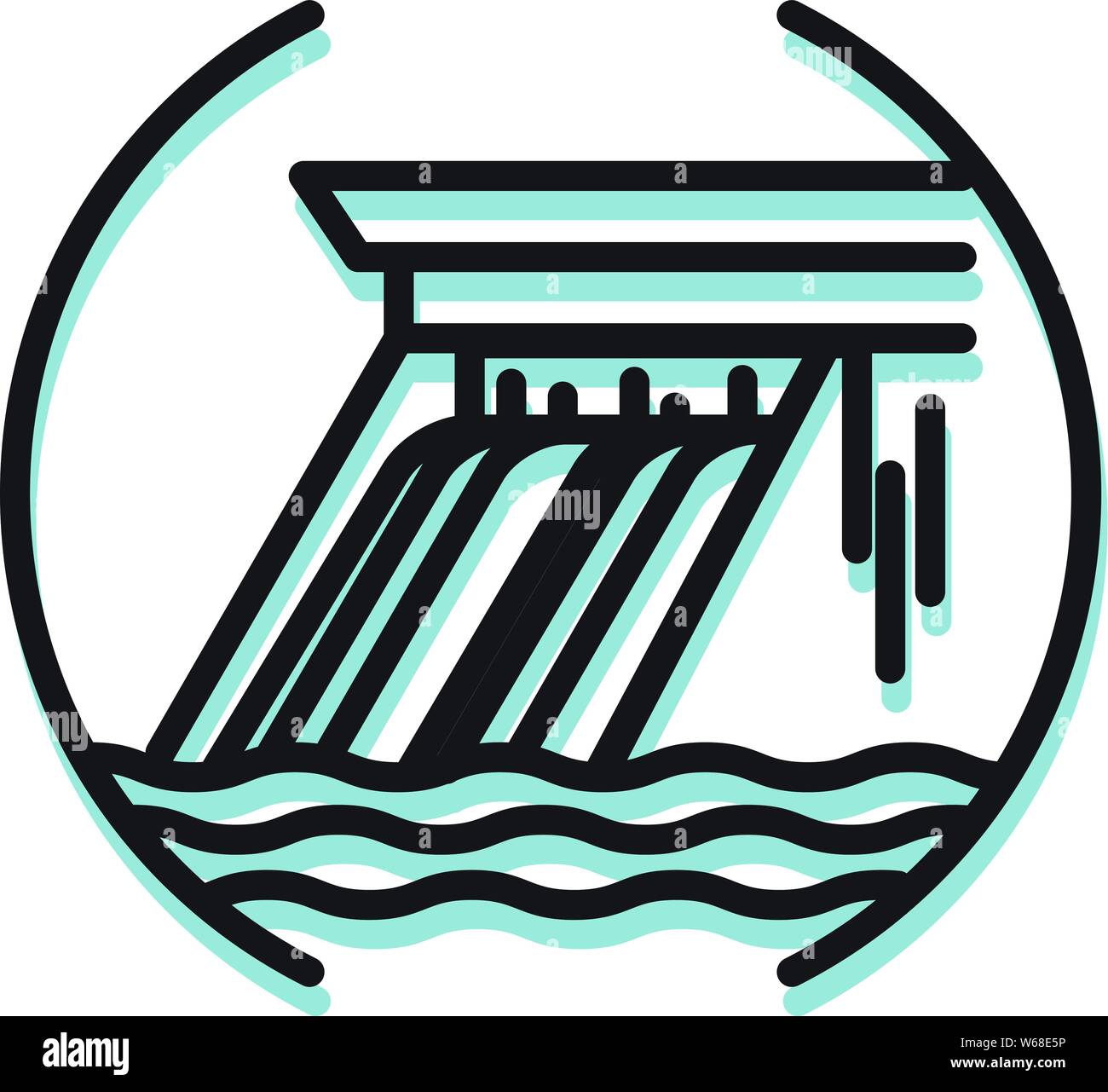 Hydro electric generation Cut Out Stock Images & Pictures - Alamy