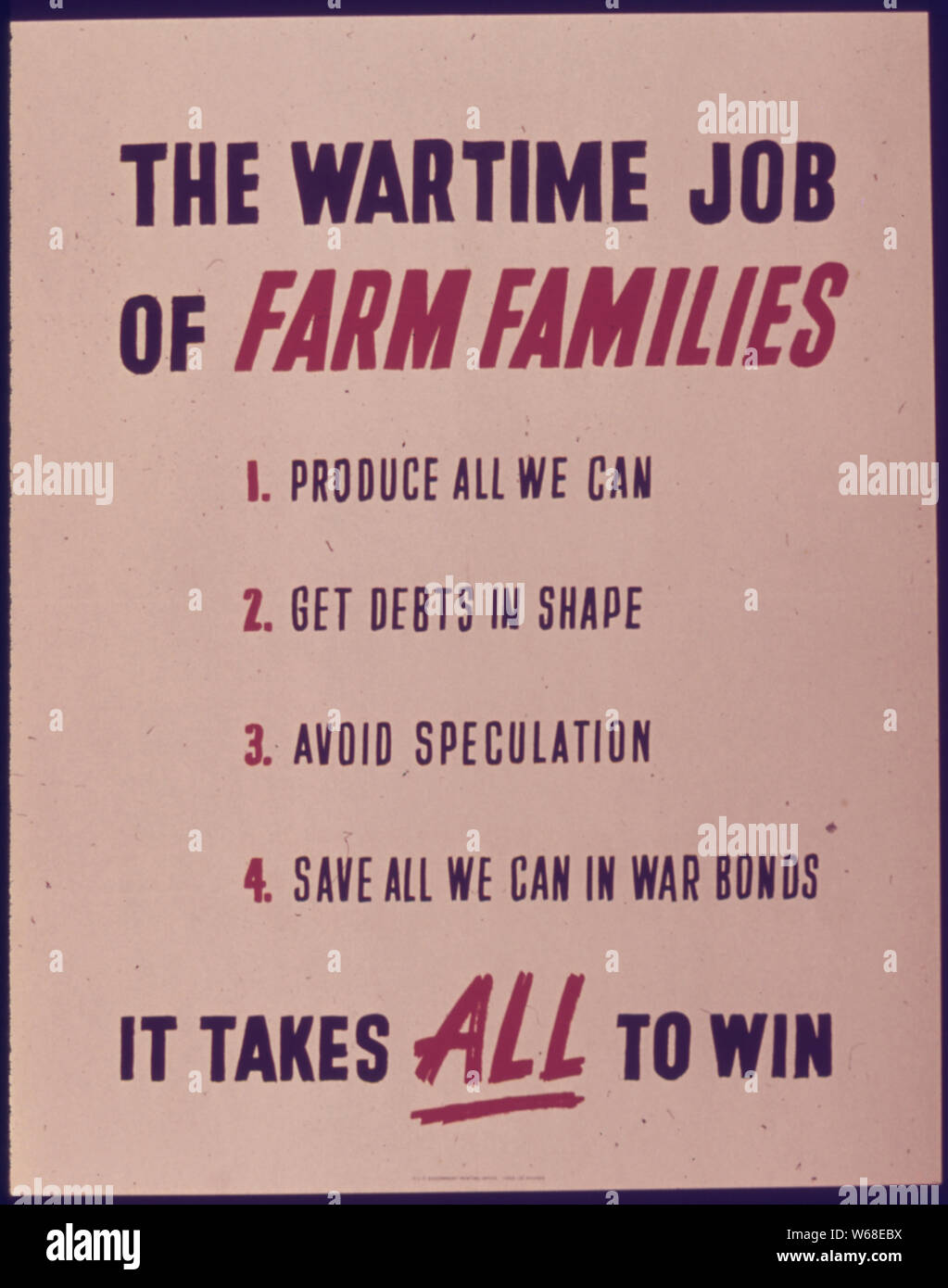 Wartime farm hi-res stock photography and images - Alamy