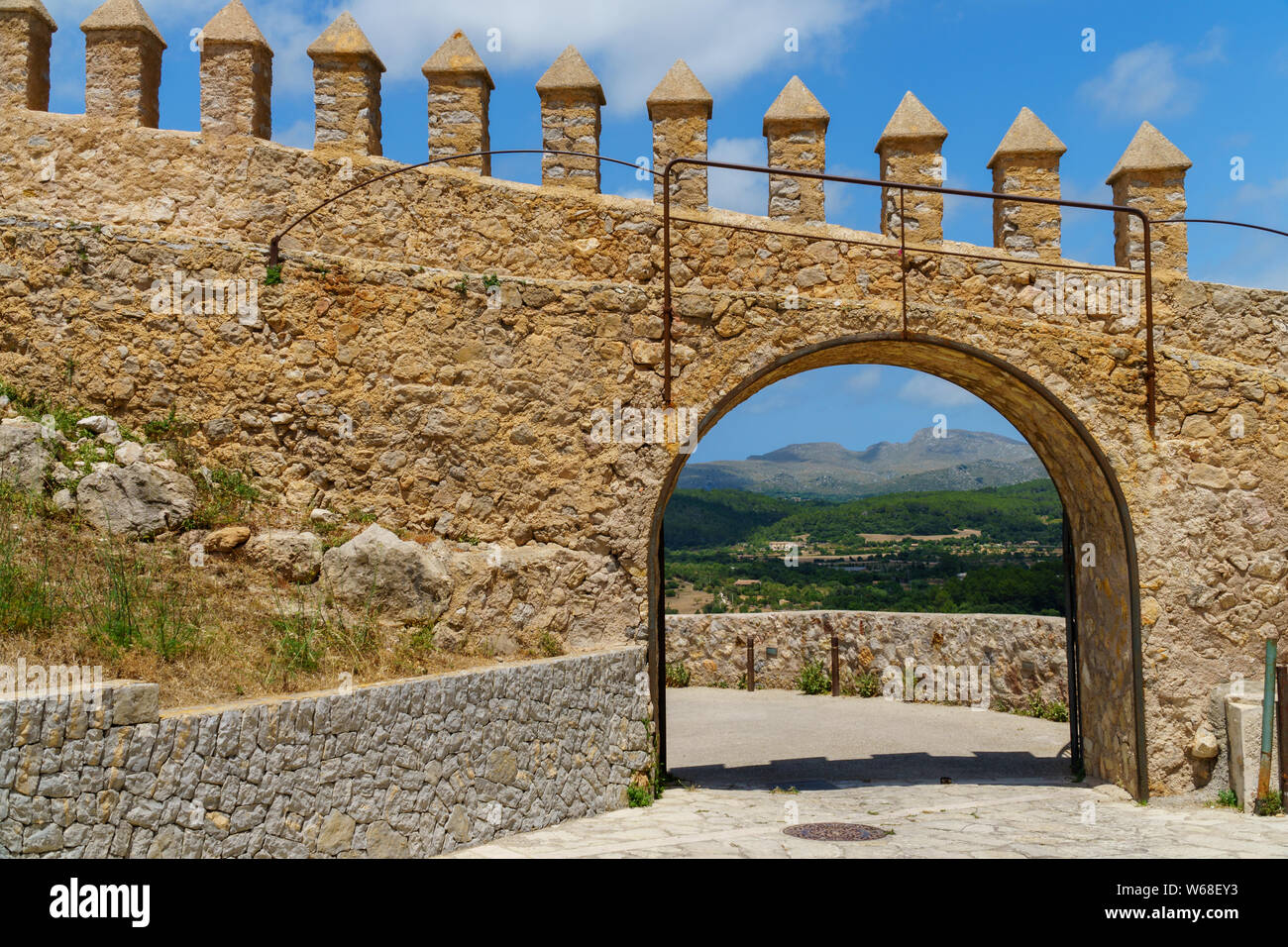 Open gate in a forest hi-res stock photography and images - Alamy