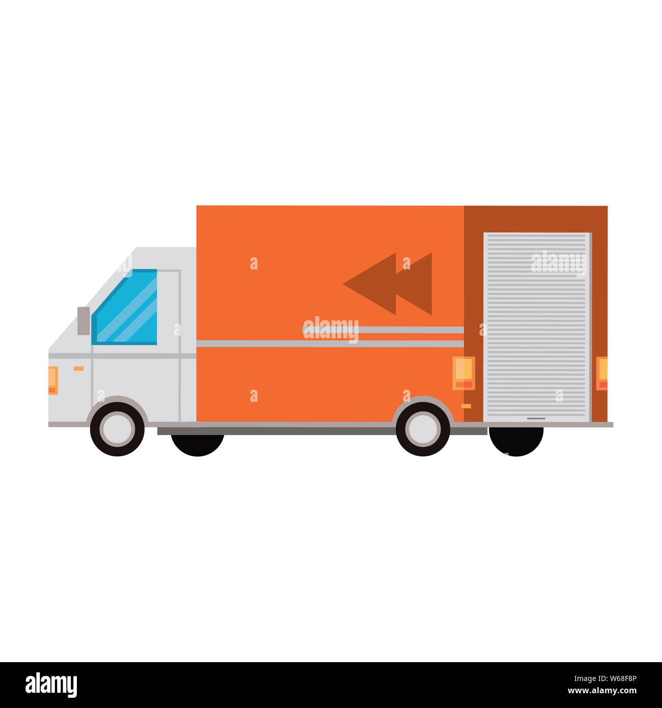 transport traffic delivery logistic cartoon Stock Vector Image & Art ...