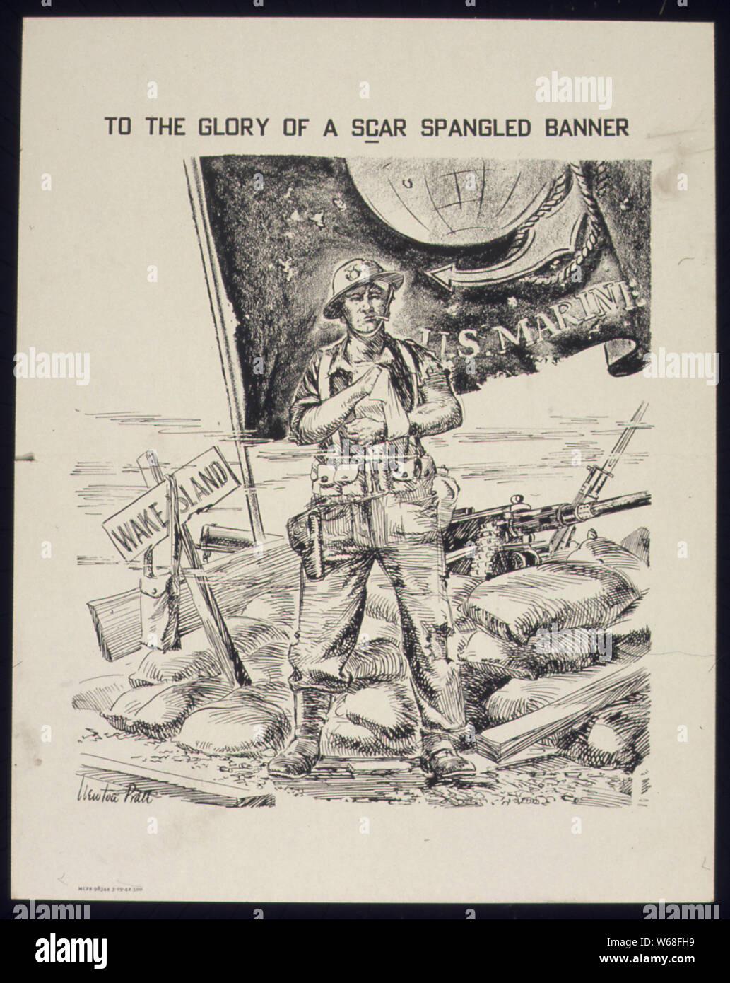 TO THE GLORY OF A SCAR SPANGLED BANNER Stock Photo - Alamy