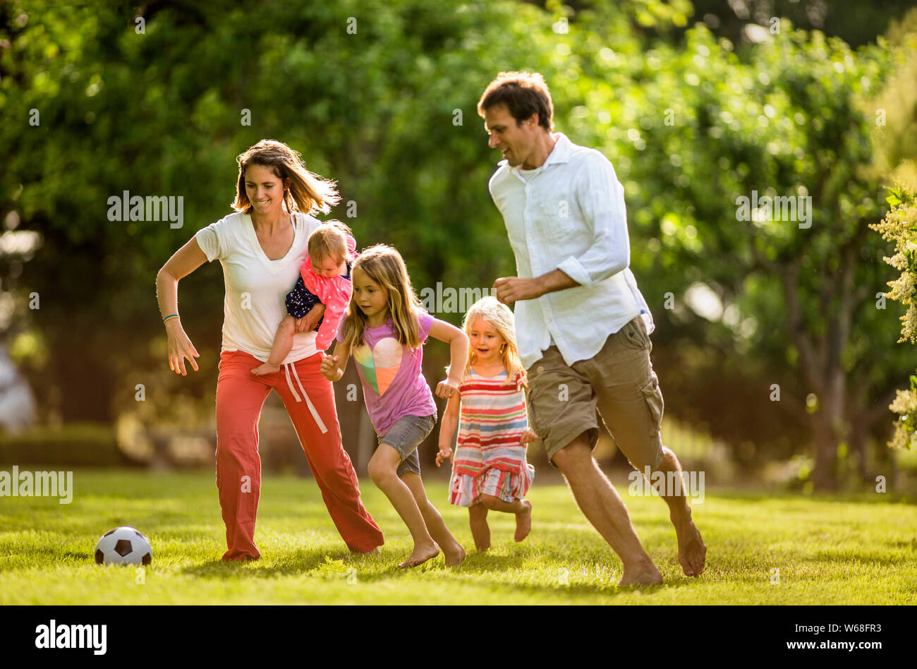Children soccer game parents hi-res stock photography and images - Alamy