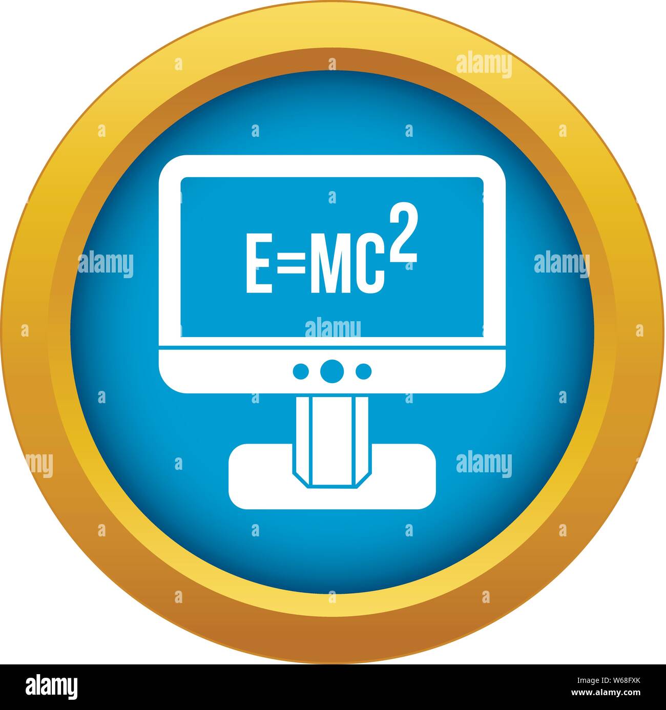 Mathematics class monitor Stock Vector Images - Alamy