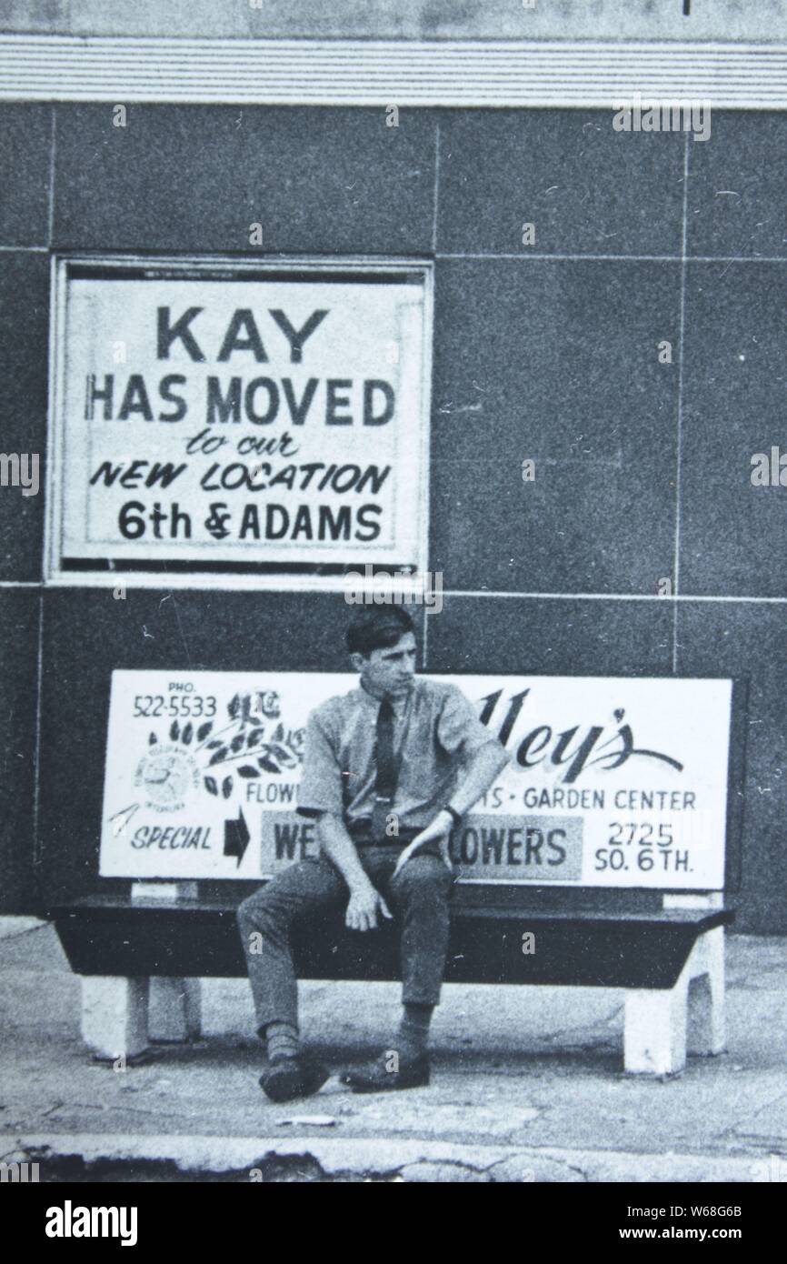 Fine black and white art photography from the 1970s of men sitting on a ...