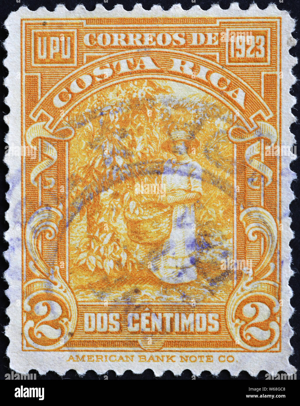 Postage stamp costa rica hi-res stock photography and images - Alamy