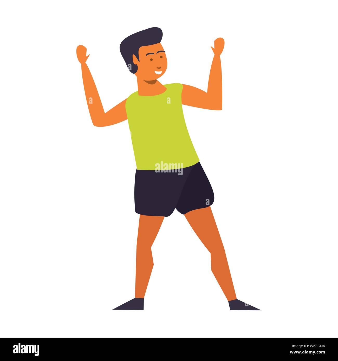 fitness sport exercise lifestyle cartoon Stock Vector Image & Art - Alamy