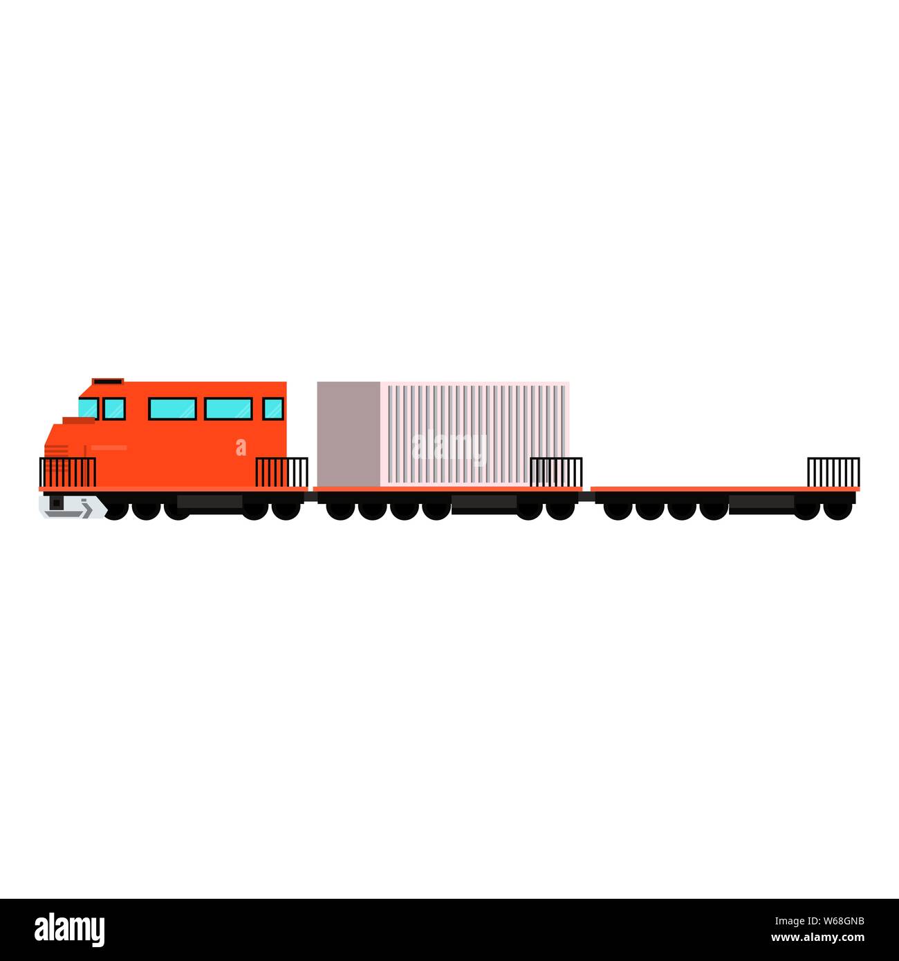 transport traffic delivery logistic cartoon Stock Vector Image & Art ...