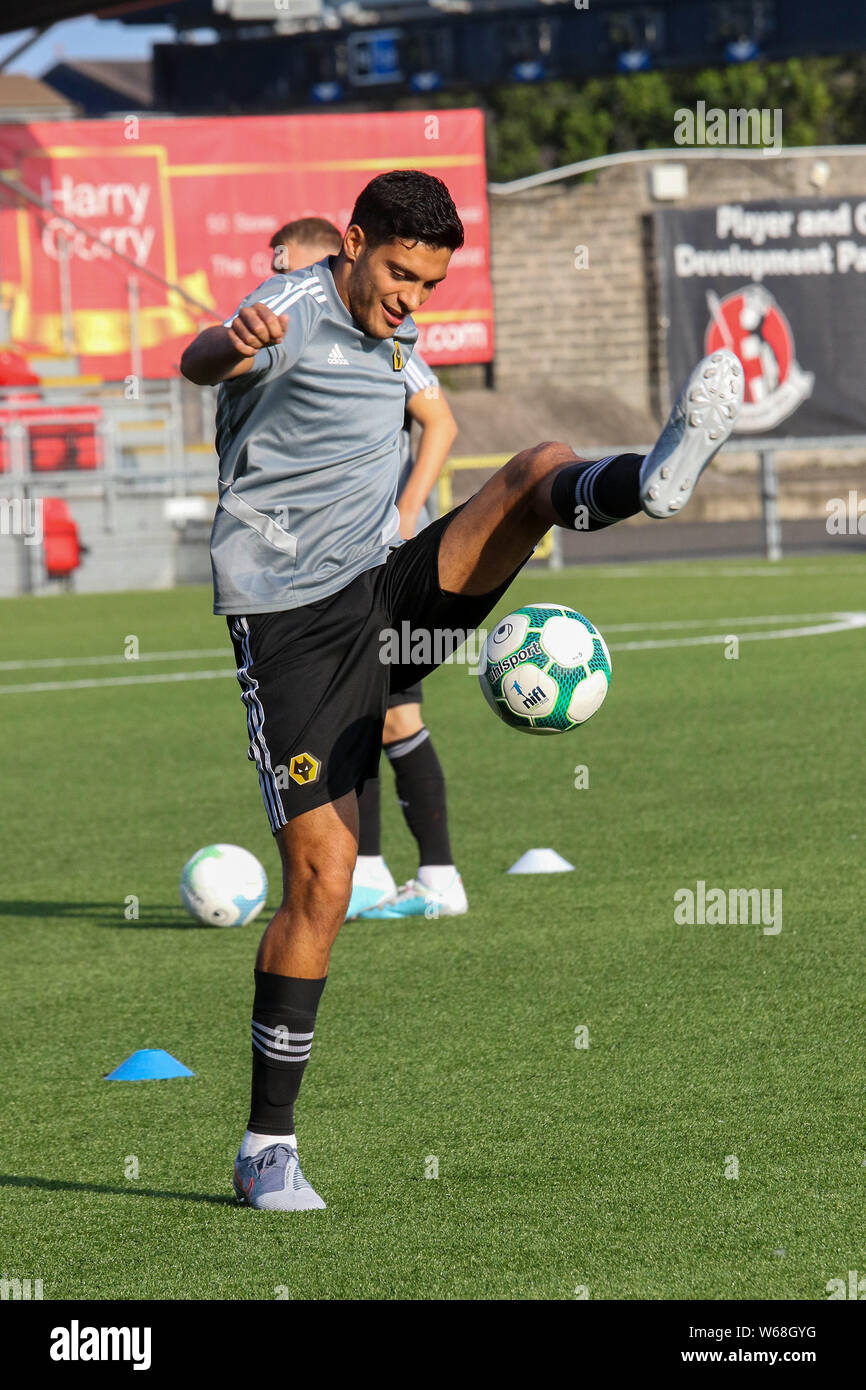 Seaview Stadium, Belfast, Northern Ireland. 31st July 2019. Wolves ...