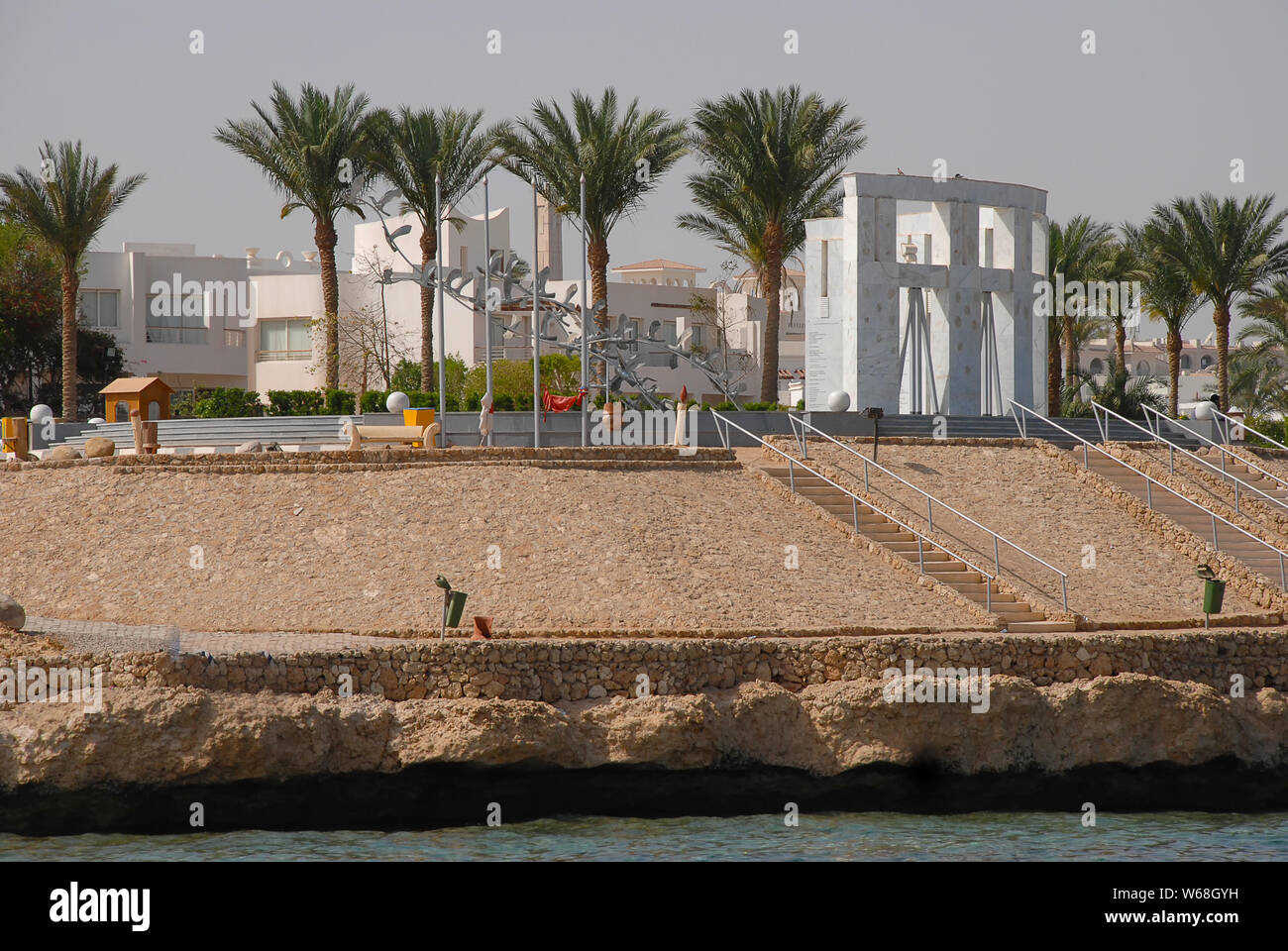 The El Fanar Memorial to the 148 victims of the Flash Air plane crash ...