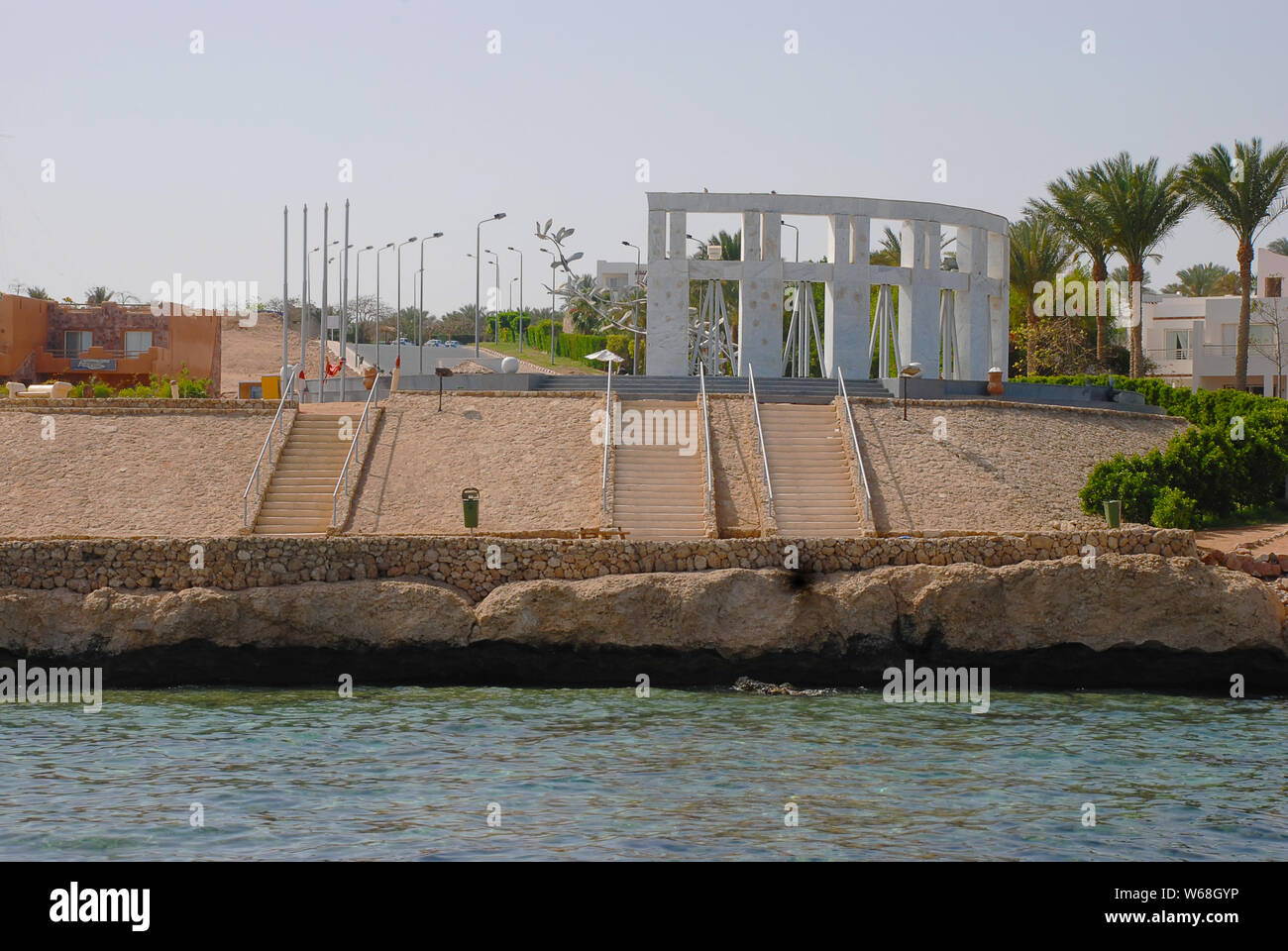 The El Fanar Memorial to the 148 victims of the Flash Air plane crash ...