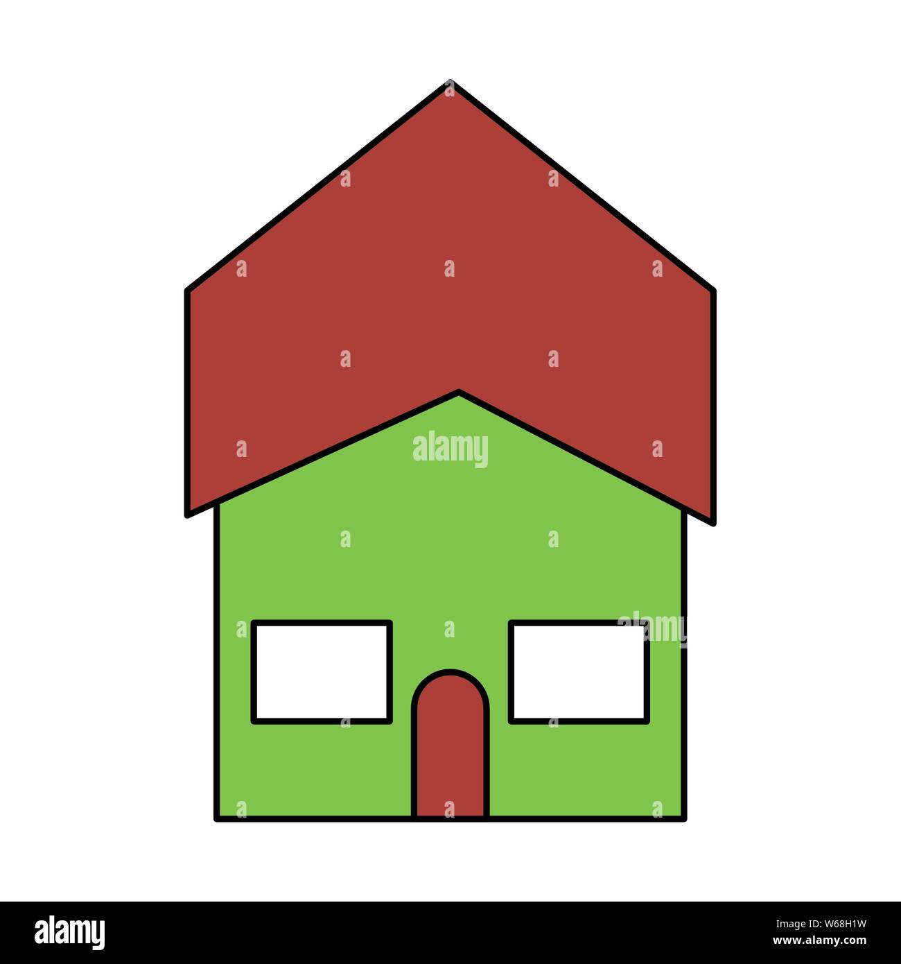 urban house residence home cartoon Stock Vector Image & Art - Alamy