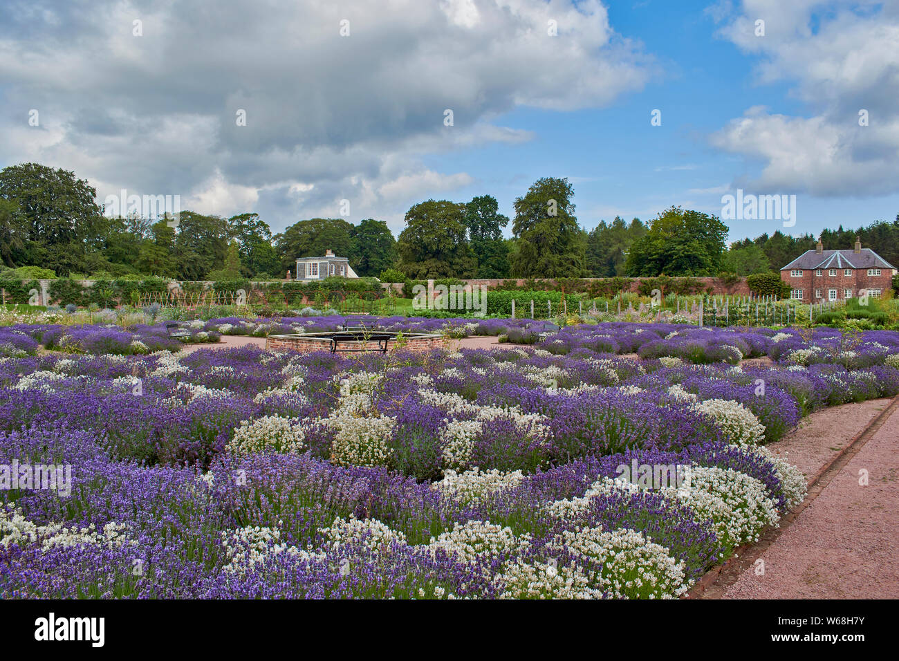 GORDON CASTLE GARDENS FOCHABERS MORAY SCOTLAND THE EXTENSIVE WALLED ...