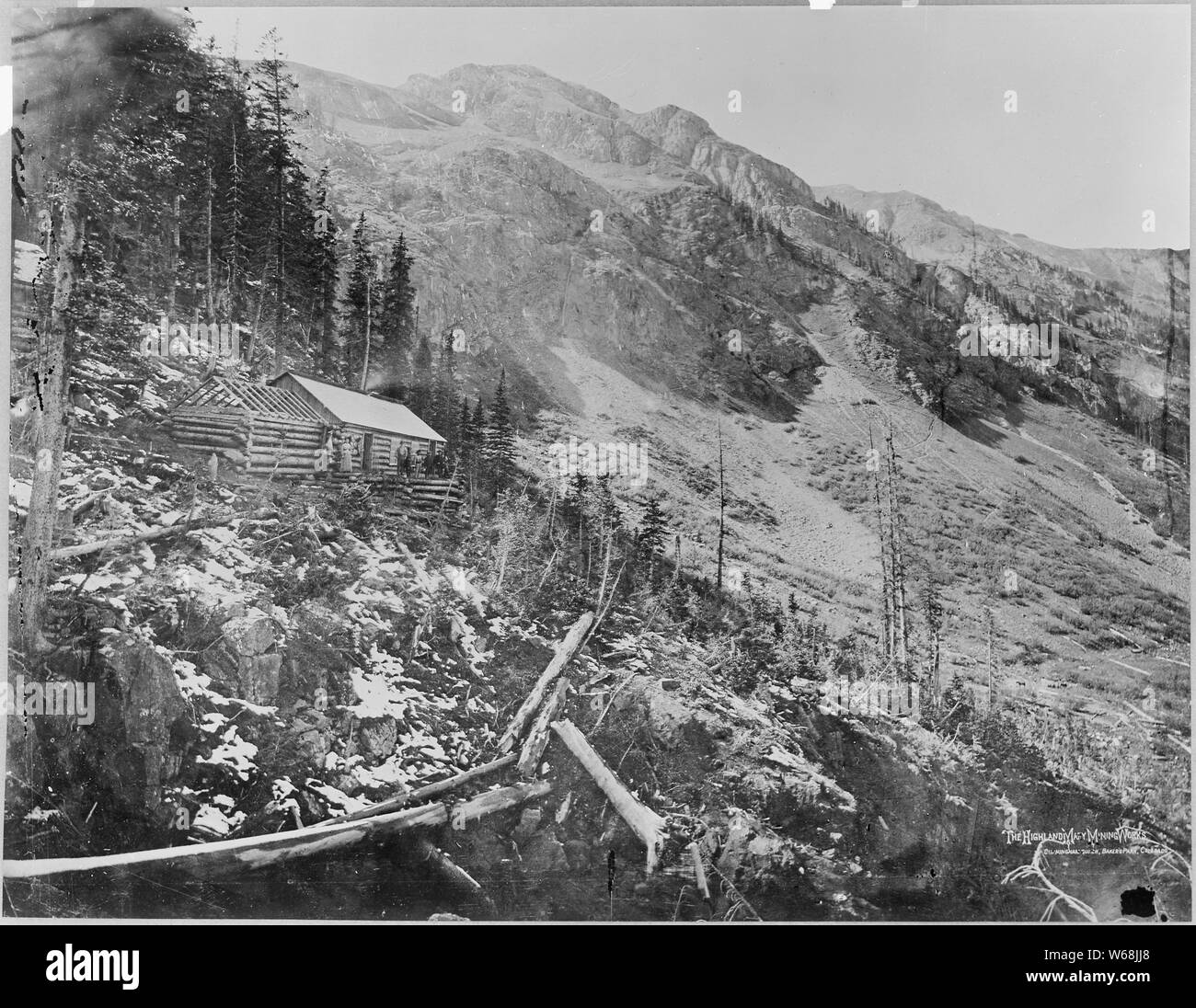 The Highland Mary Mining Works, Cunningham Gulch. Baker's Park ...