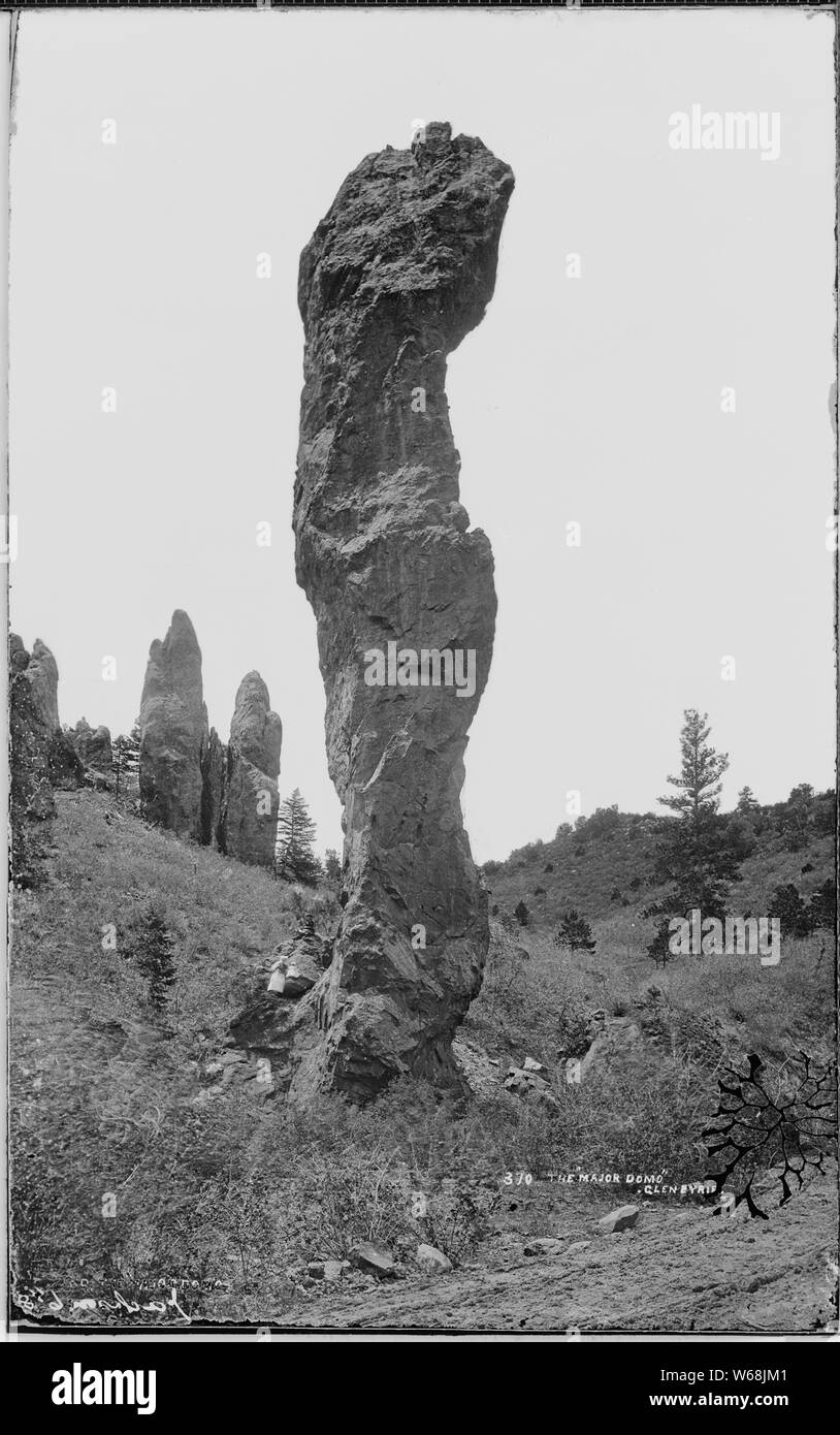 The Major Domo, Glen Eyre. Garden of the Gods, Colorado Stock Photo - Alamy