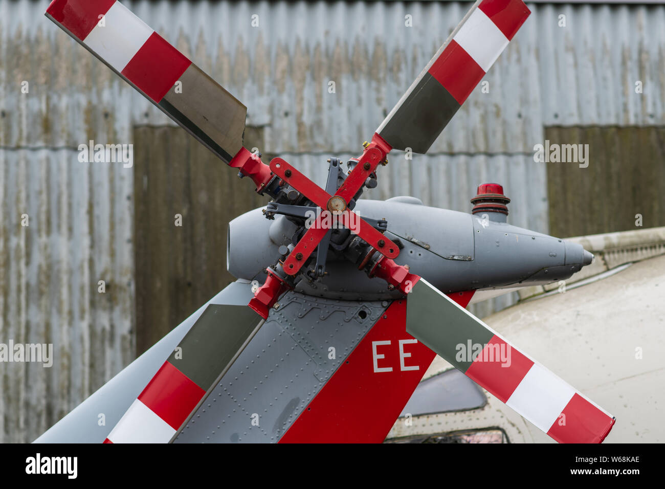 DONCASTER, UK - 28TH JULY 2019: The Lynx helicopter from the HMS ...