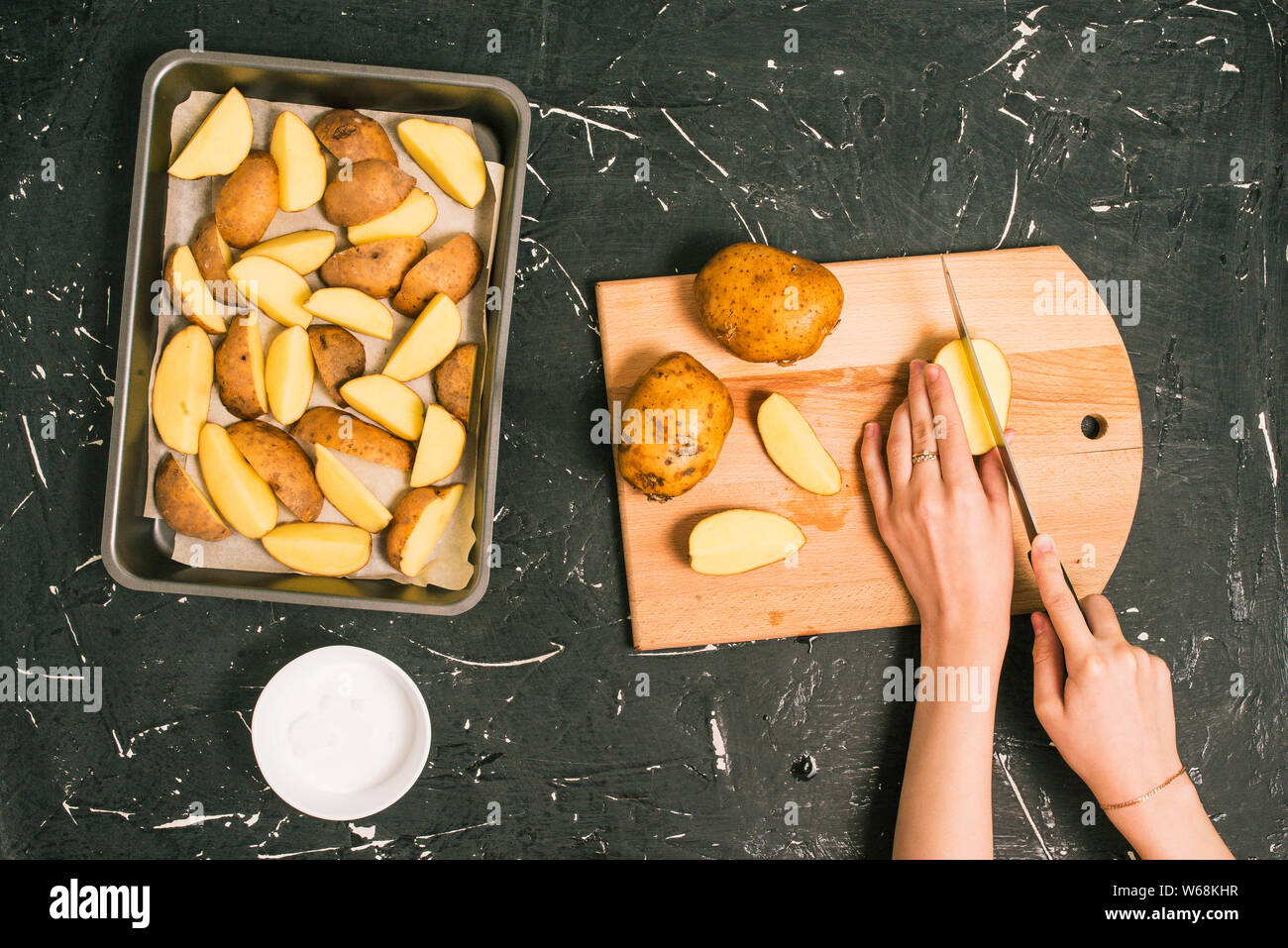 Potato cuts hi-res stock photography and images - Alamy