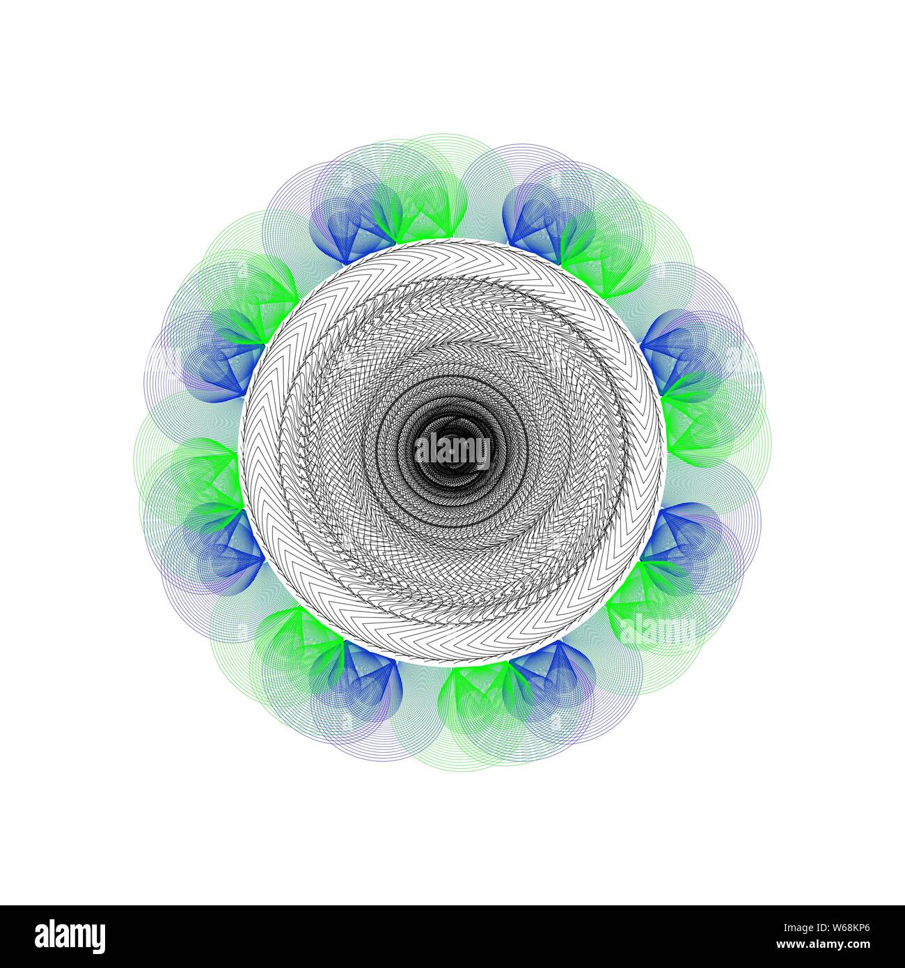 Abstract guilloche design pattern Vector illustration EPS10 Stock ...