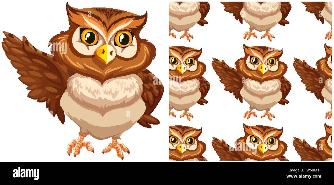 Seamless Design Pattern Isolated On White Illustration Stock Vector Image And Art Alamy