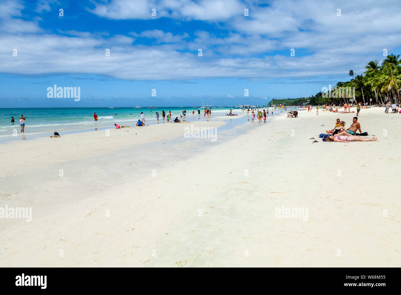 White Beach, Boracay, Aklan, The Philippines Stock Photo - Alamy