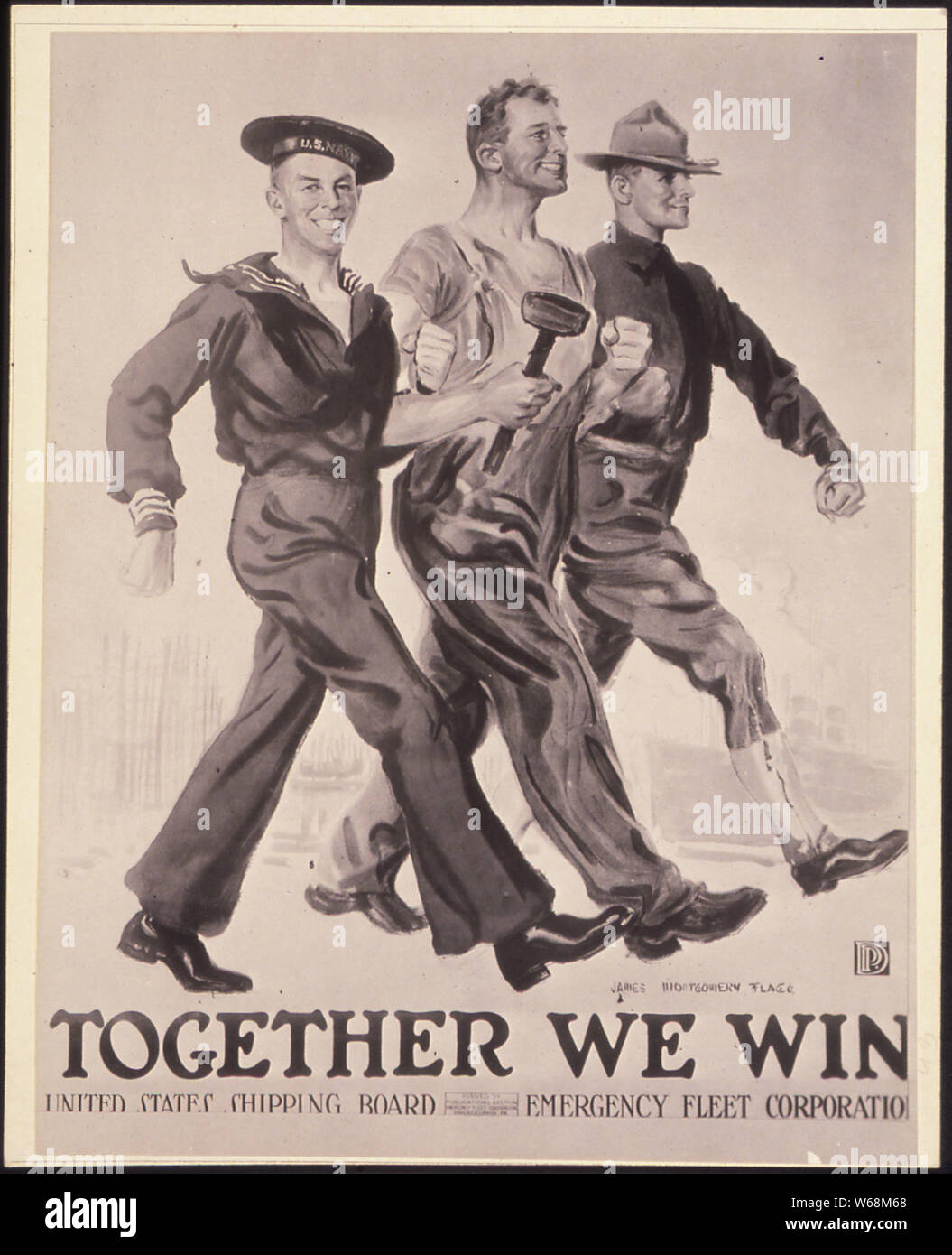 Together We Win., ca. 1917 - ca. 1919 Stock Photo - Alamy