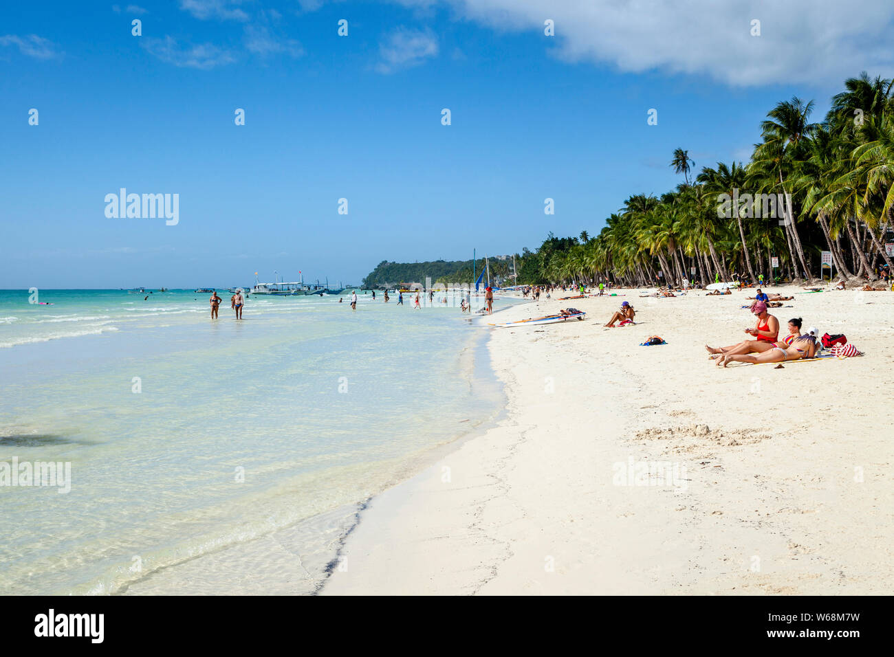 White Beach, Boracay, Aklan, The Philippines Stock Photo - Alamy