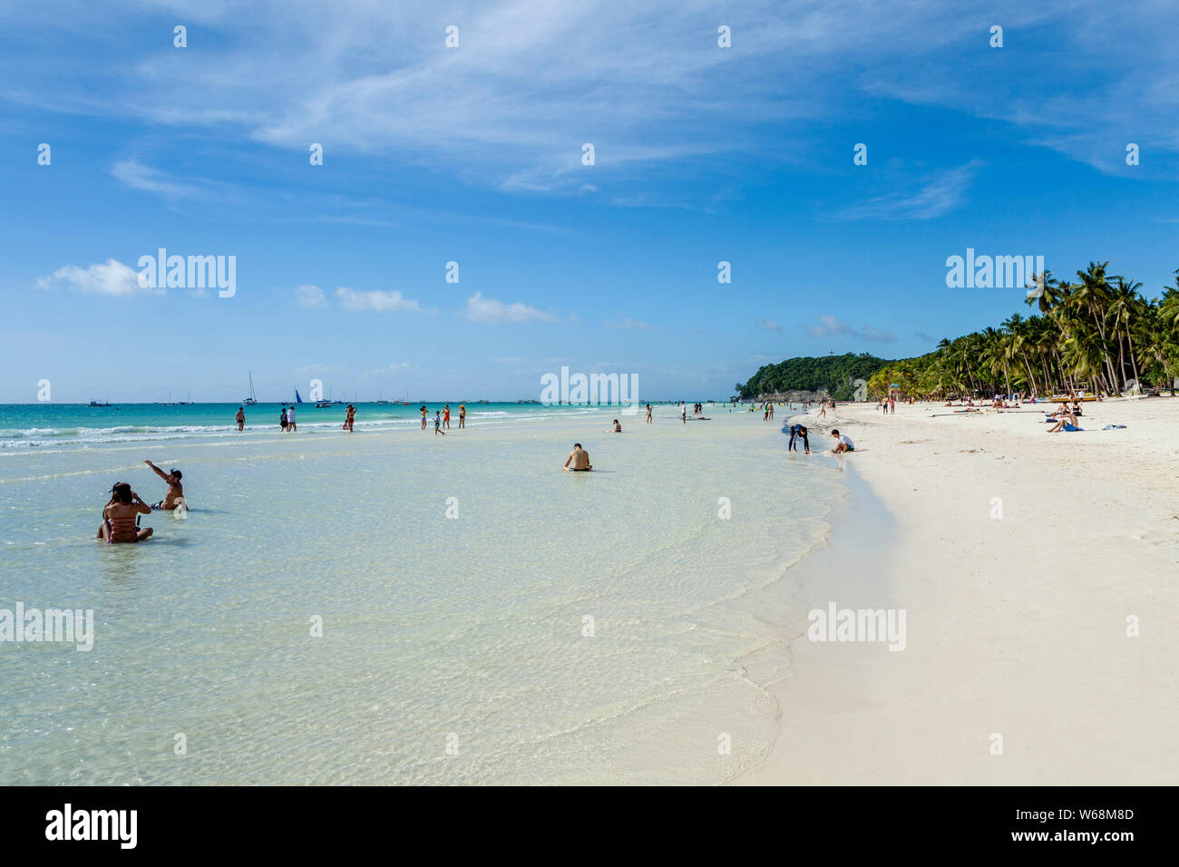 White Beach, Boracay, Aklan, The Philippines Stock Photo - Alamy