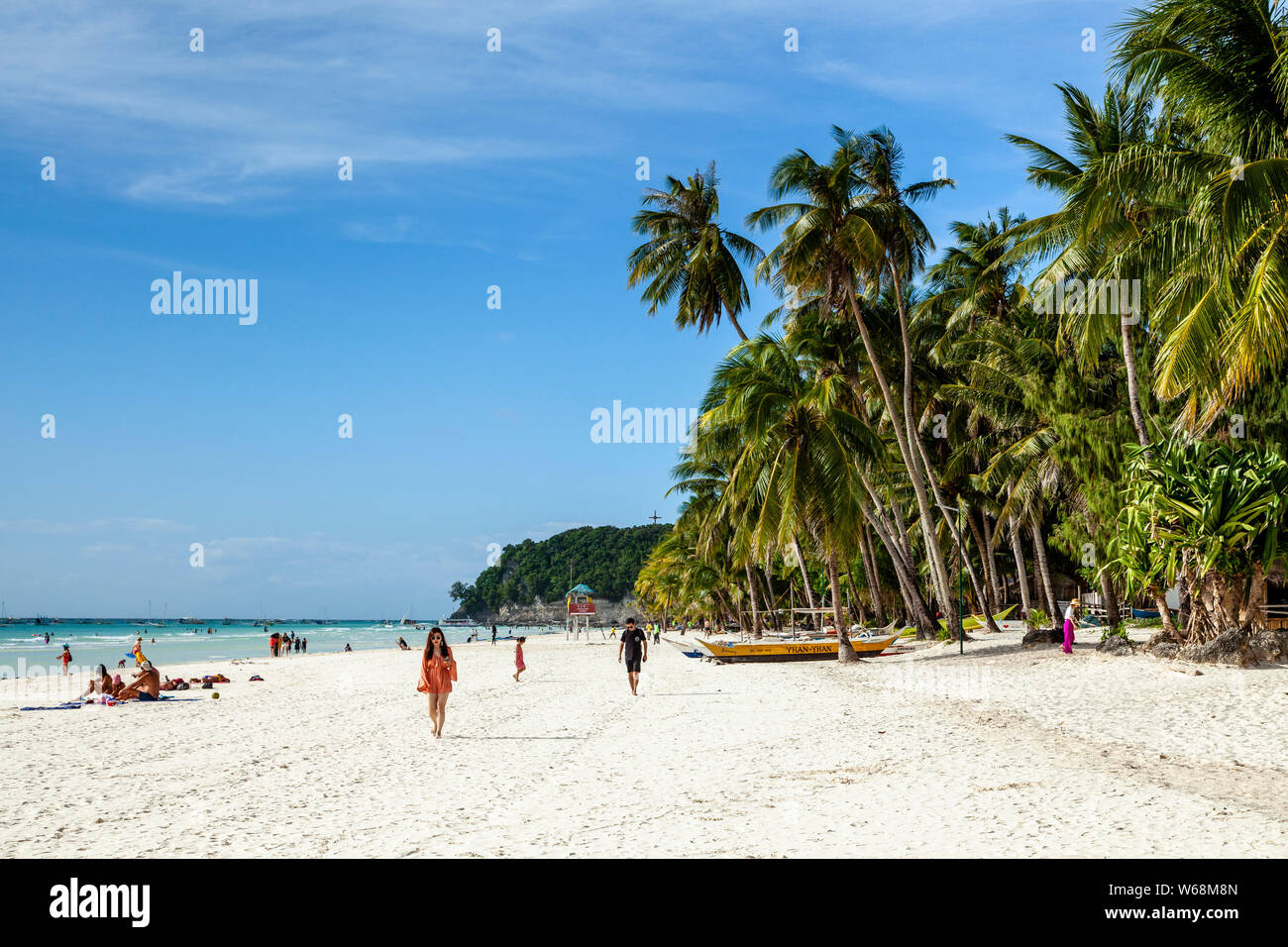 White Beach, Boracay, Aklan, The Philippines Stock Photo - Alamy