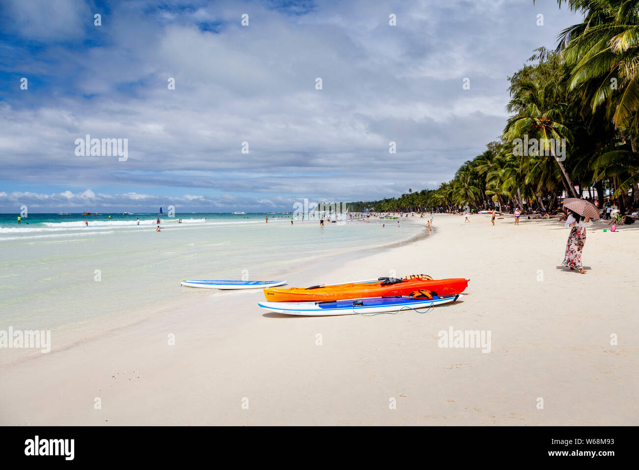 White Beach, Boracay, Aklan, The Philippines Stock Photo - Alamy