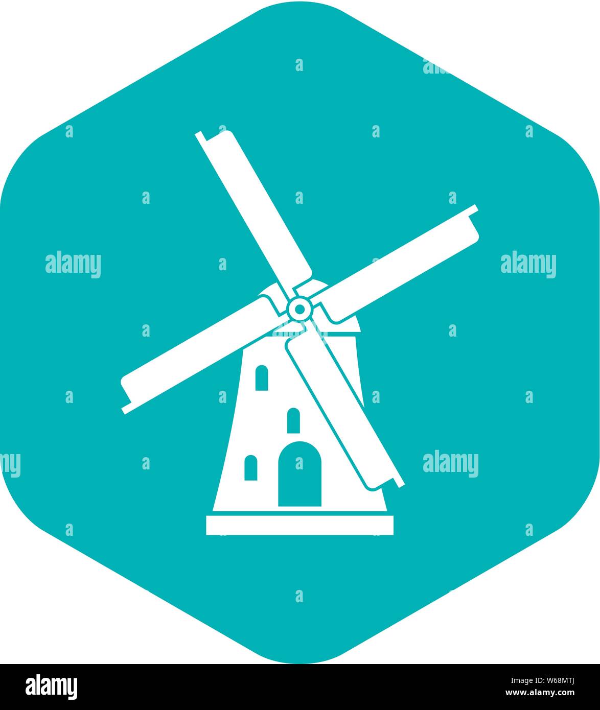 Ancient windmill icon, simple style Stock Vector Image & Art - Alamy