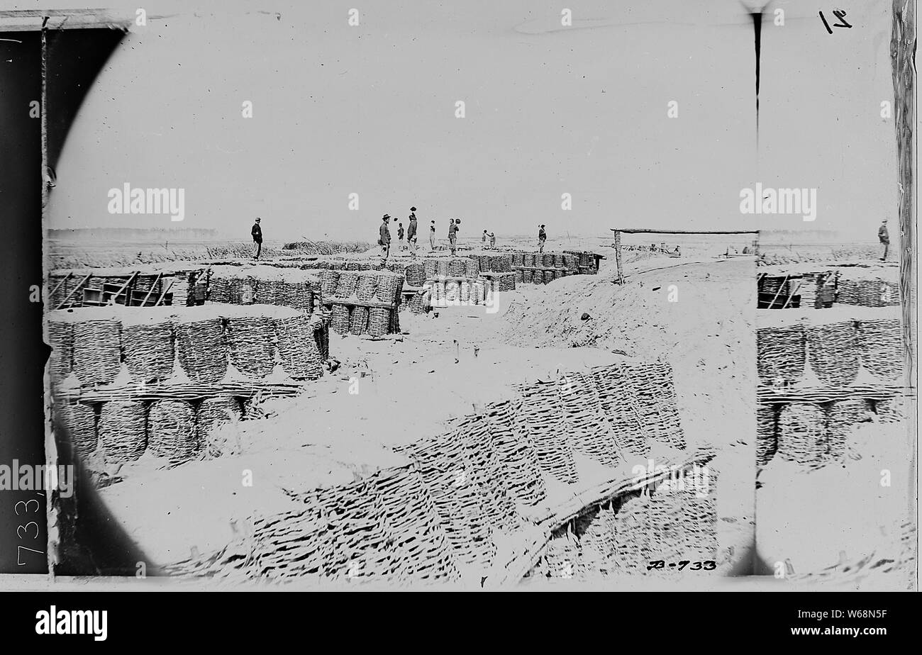 Troops at Fort Sedgwick, Va Stock Photo - Alamy