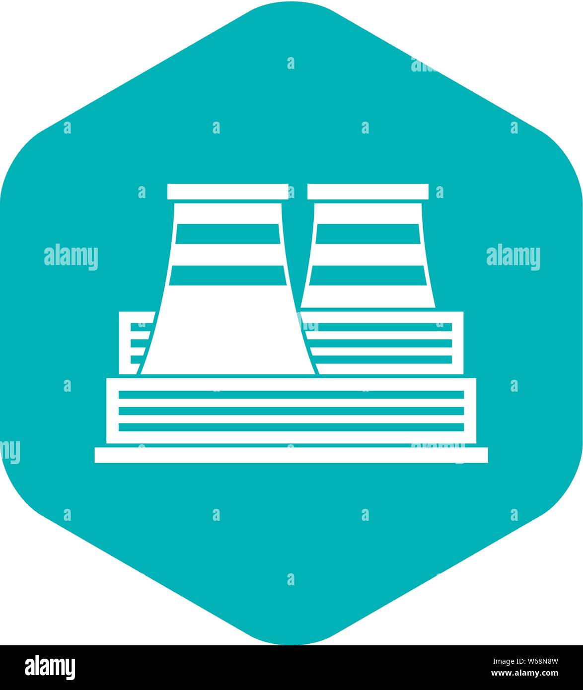 Power station icon, simple style Stock Vector Image & Art - Alamy
