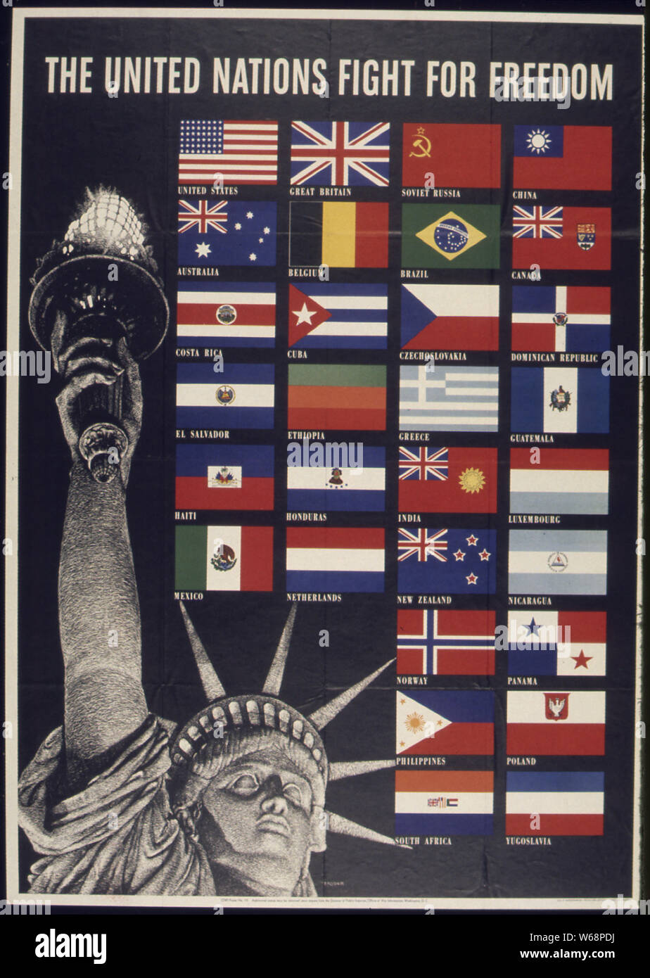 UNITED NATIONS - FIGHT FOR FREEDOM Stock Photo - Alamy