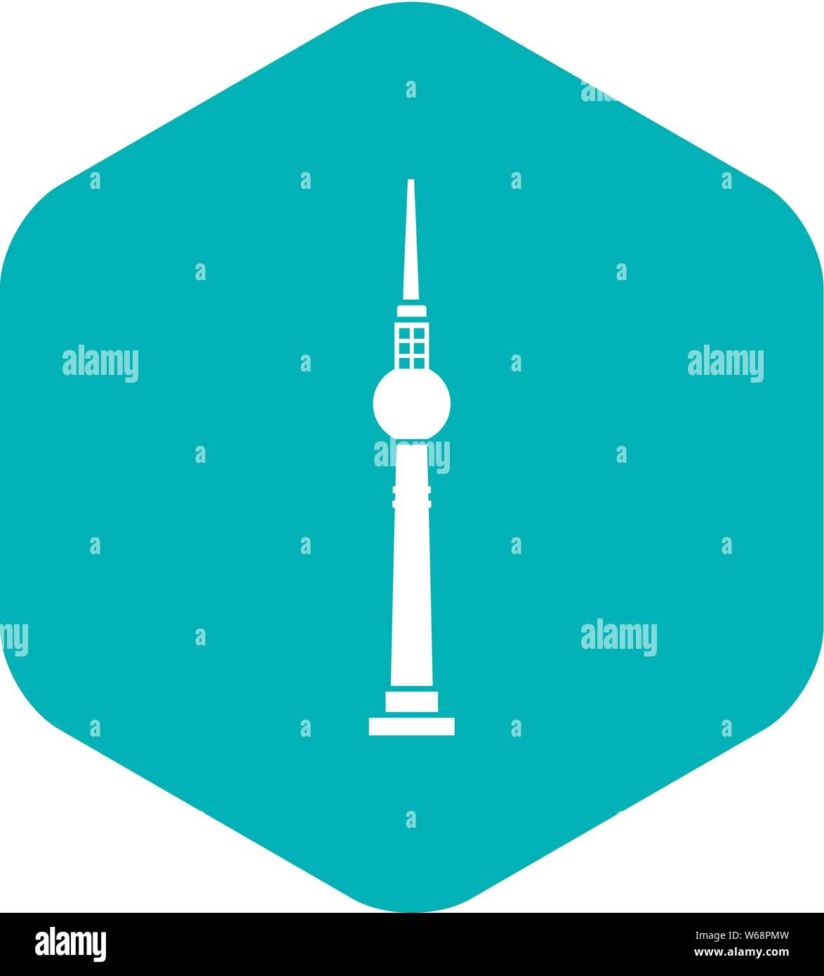 Tower icon, simple style Stock Vector Image & Art - Alamy