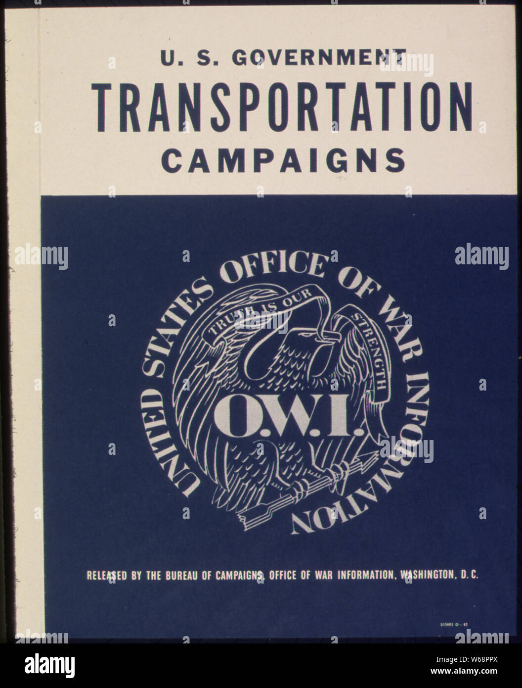U.S. GOV'T TRANSPORTATION CAMPAIGNS Stock Photo - Alamy