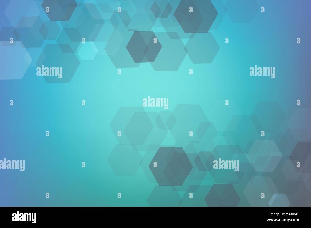 Modern futuristic background of the scientific hexagonal pattern. Virtual abstract background ...