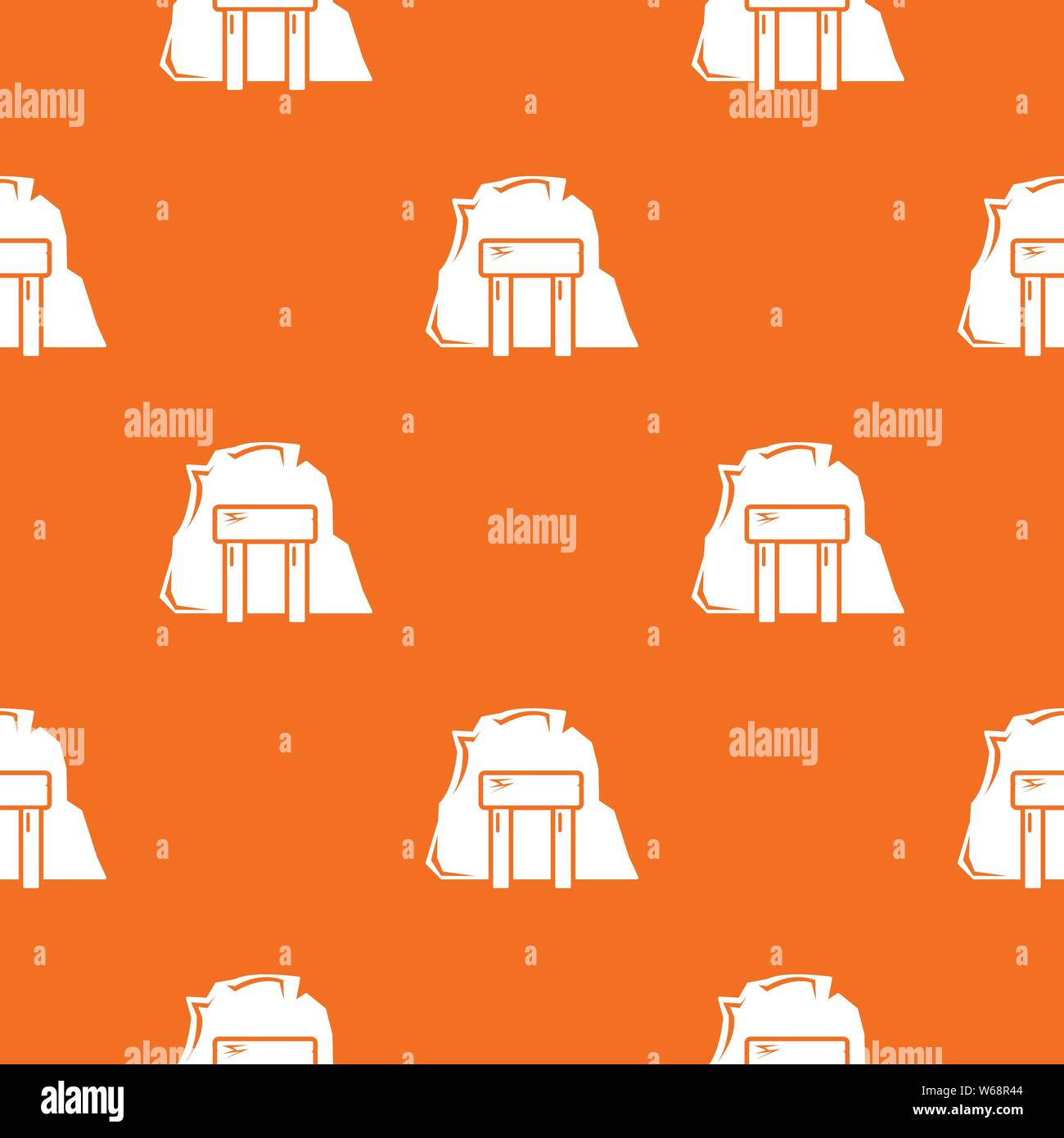 Mine enter pattern vector orange Stock Vector Image & Art - Alamy