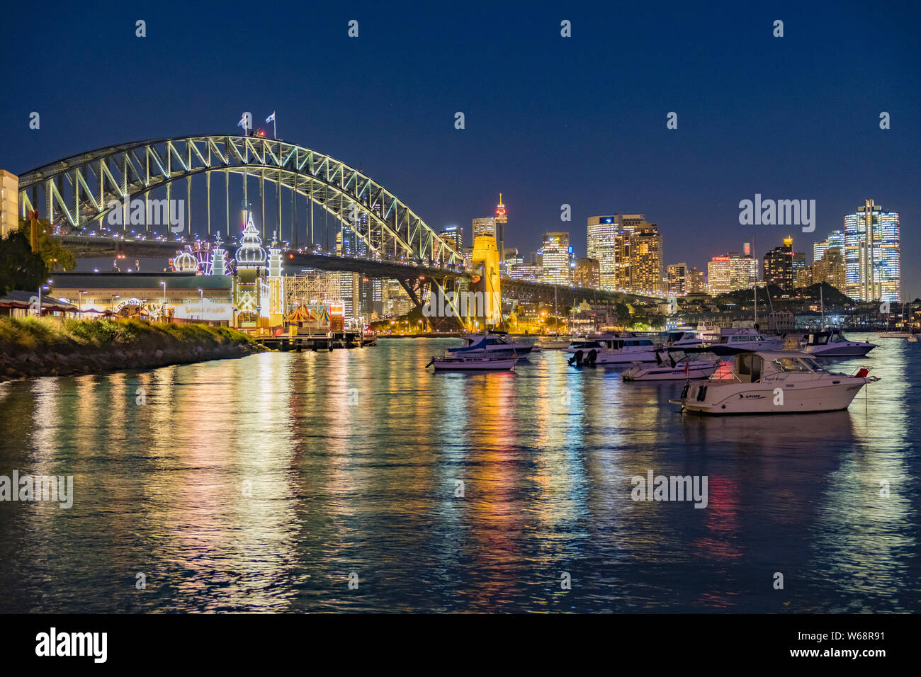 The Sydney Harbour Bridge is a heritage-listed steel through arch ...