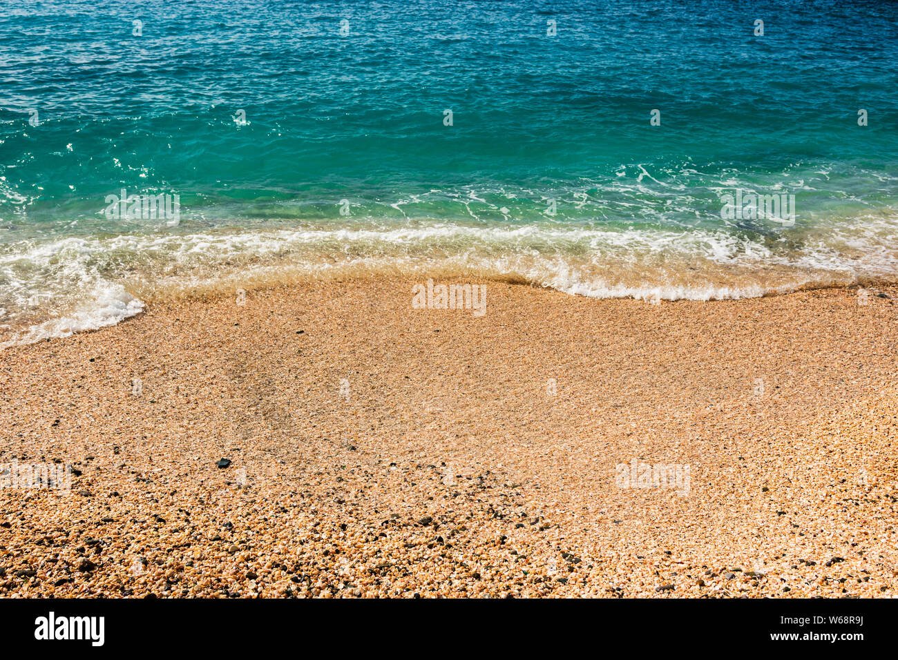 The famous Shell Beach, in St. Barth’s Island (St. Bart’s Island ...