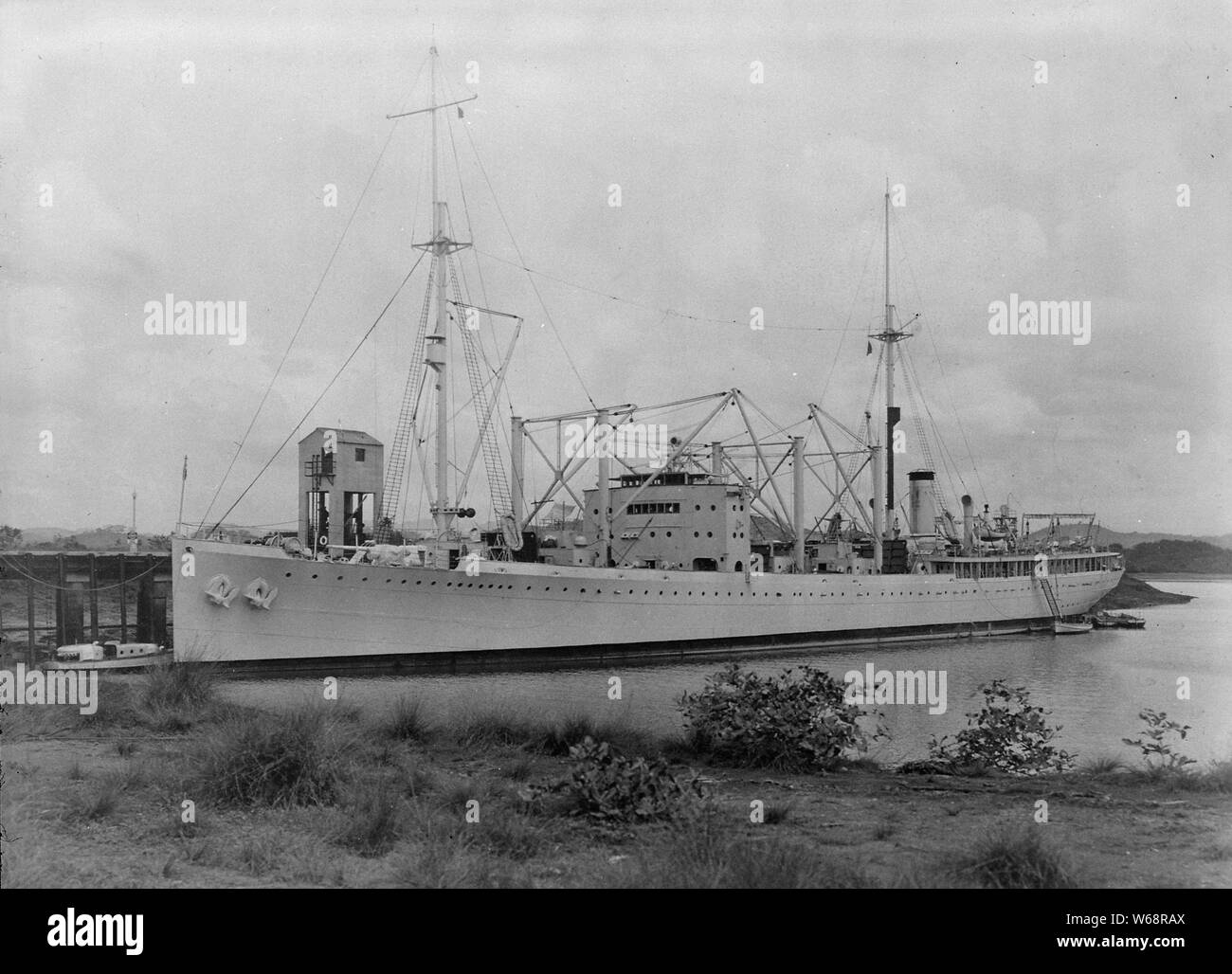 USS Nitro at Balboa Stock Photo - Alamy
