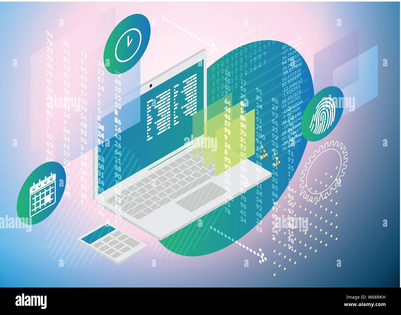 Engineer and calculator Stock Vector Images - Alamy