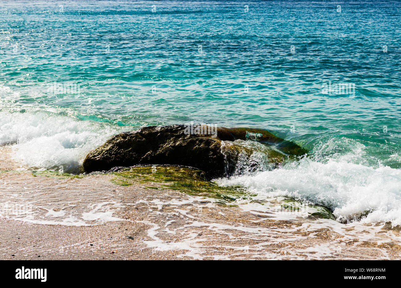 The famous Shell Beach, in St. Barth’s Island (St. Bart’s Island ...