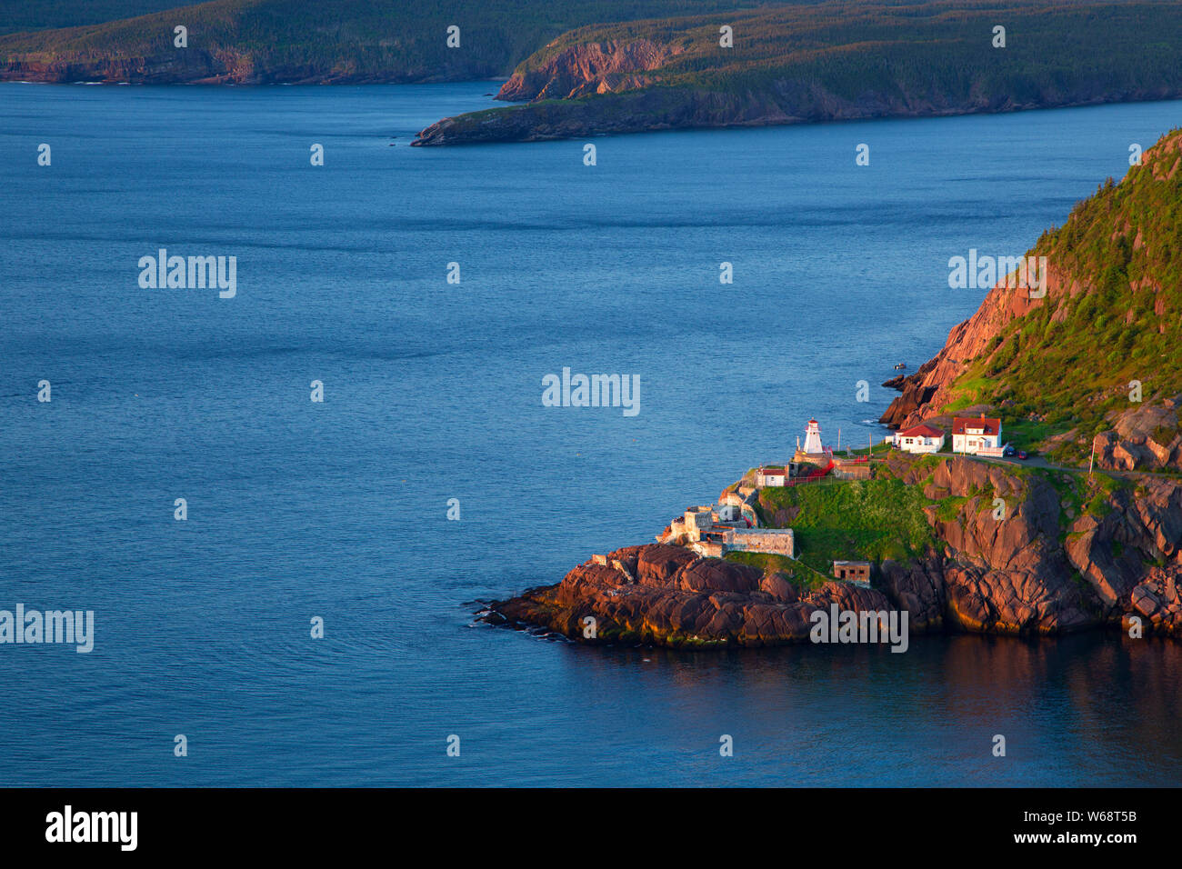 Fort Amherst Lighthouse view, Signal Hill National Historic Site, St ...