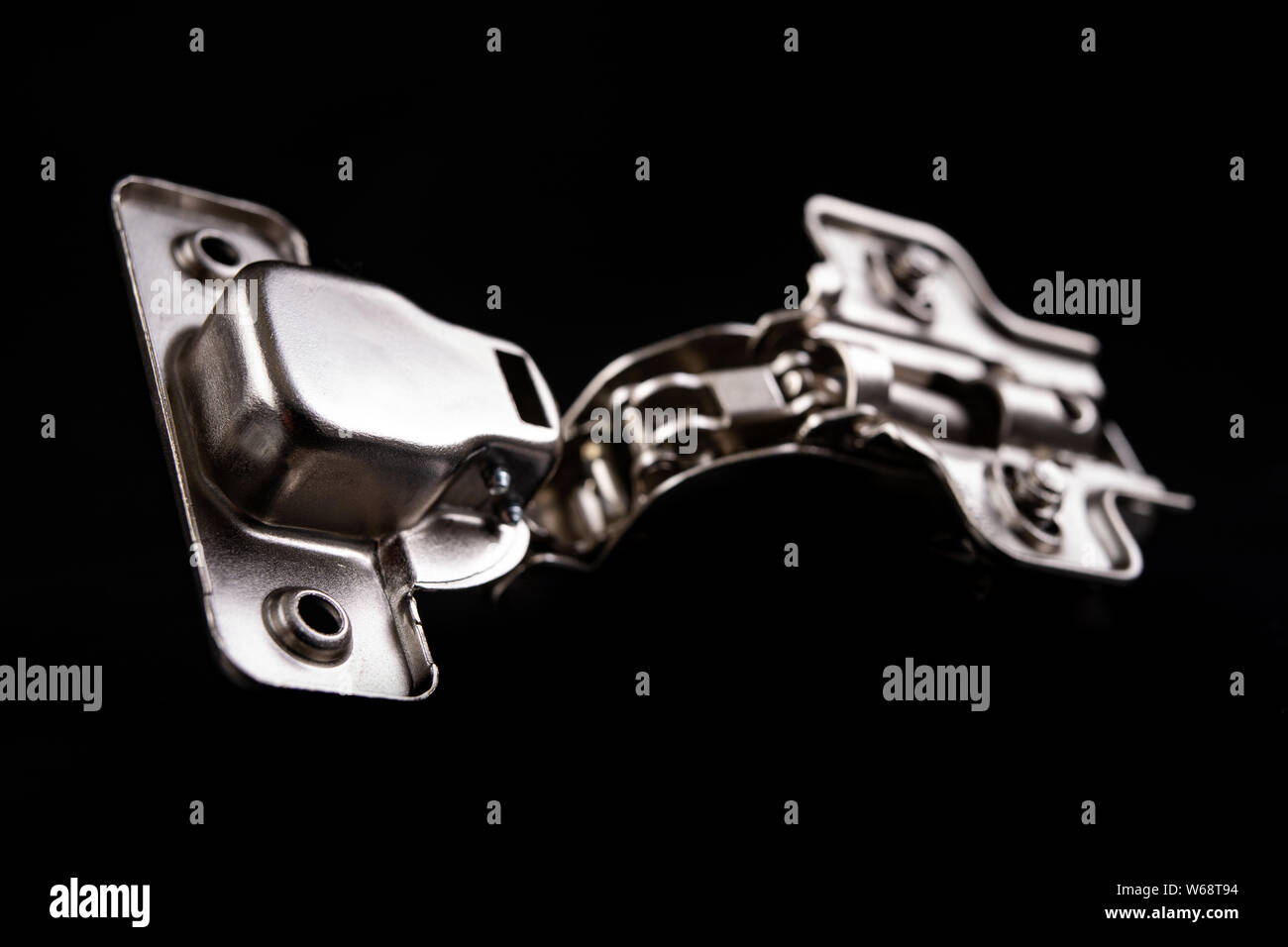 Metal furniture hinges with hydraulic brake. Furniture accessories for ...