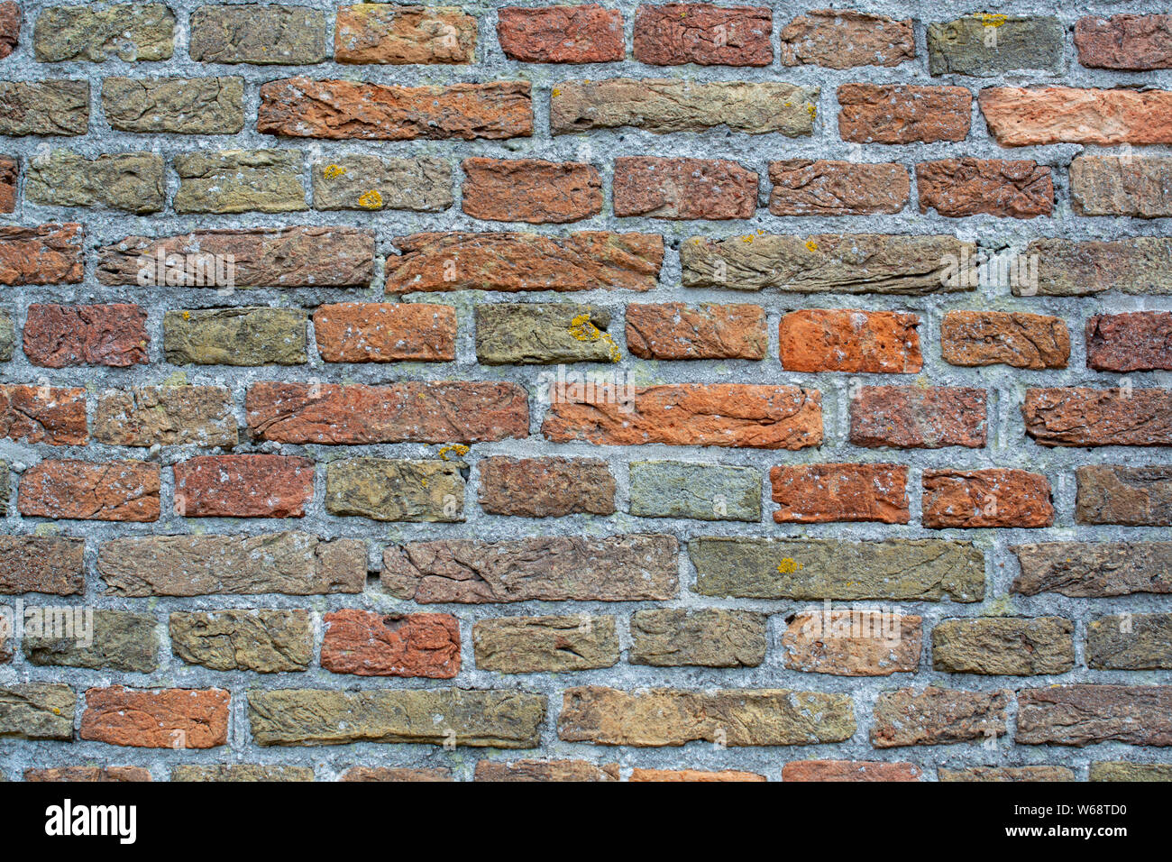 Medieval brick wall, brick structure background or wallpaper copy space ...