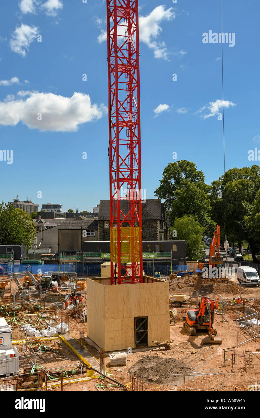 Tower crane base hi-res stock photography and images - Alamy