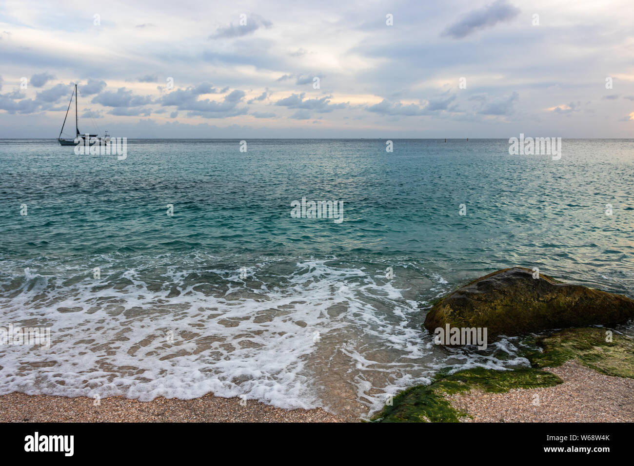 The famous Shell Beach, in St. Barth’s Island (St. Bart’s Island ...